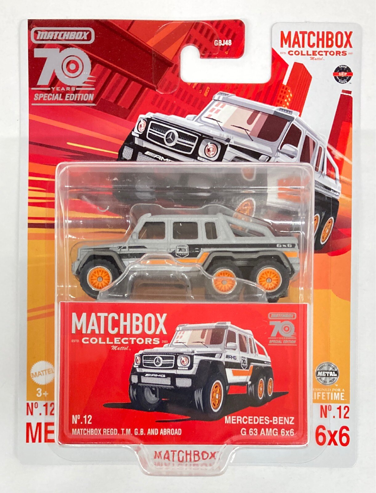 MATTEL MATCHBOX COLLECTORS 70 YEARS SPECIAL EDITION No.12 MERCEDES-BENZ G 63 AMG 6×6 | まんだらけ ...