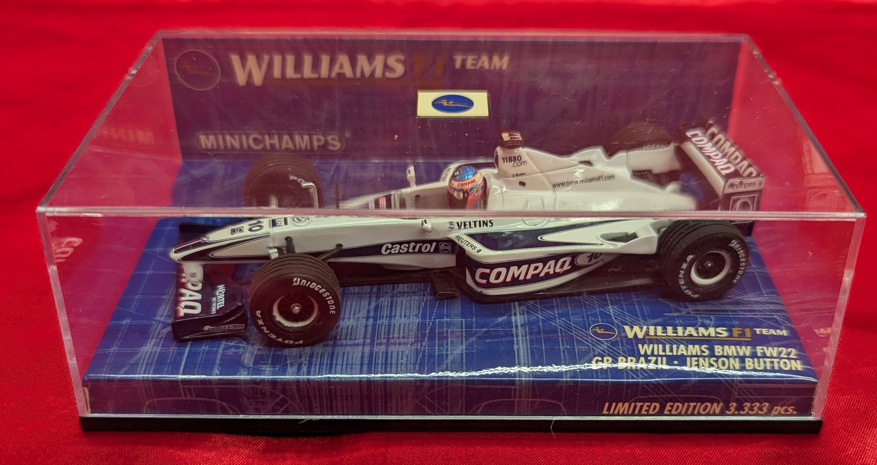 ポールズモデルアート 1/43ミニチャンプス WILLIAMS FW 22 J.B. 1ST POINT 2000 | まんだらけ Mandarake
