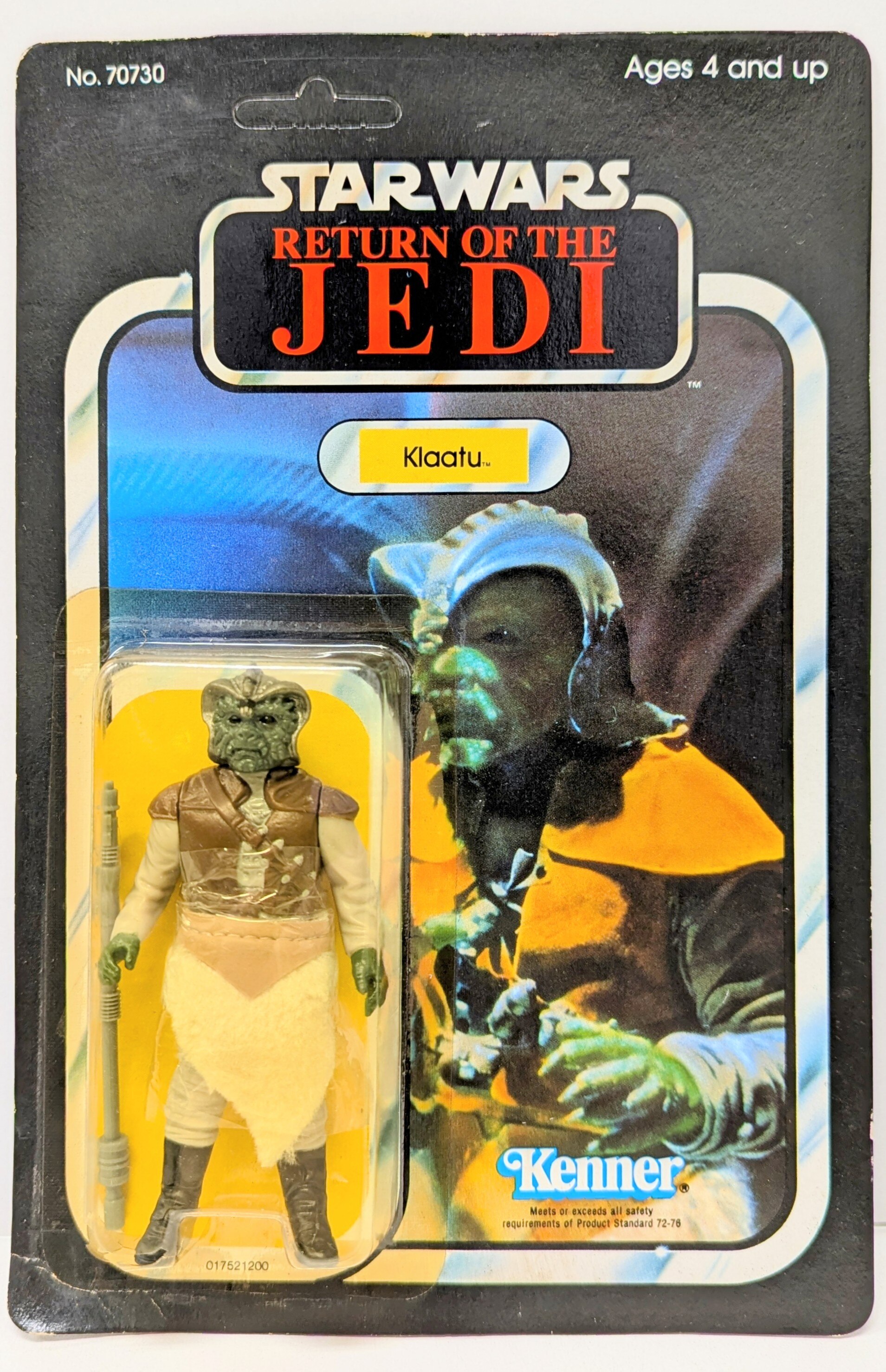 KENNER (オールド) (65バック) ACTION FIGURES KLAATU (BACK B) 3.5インチ | まんだらけ Mandarake