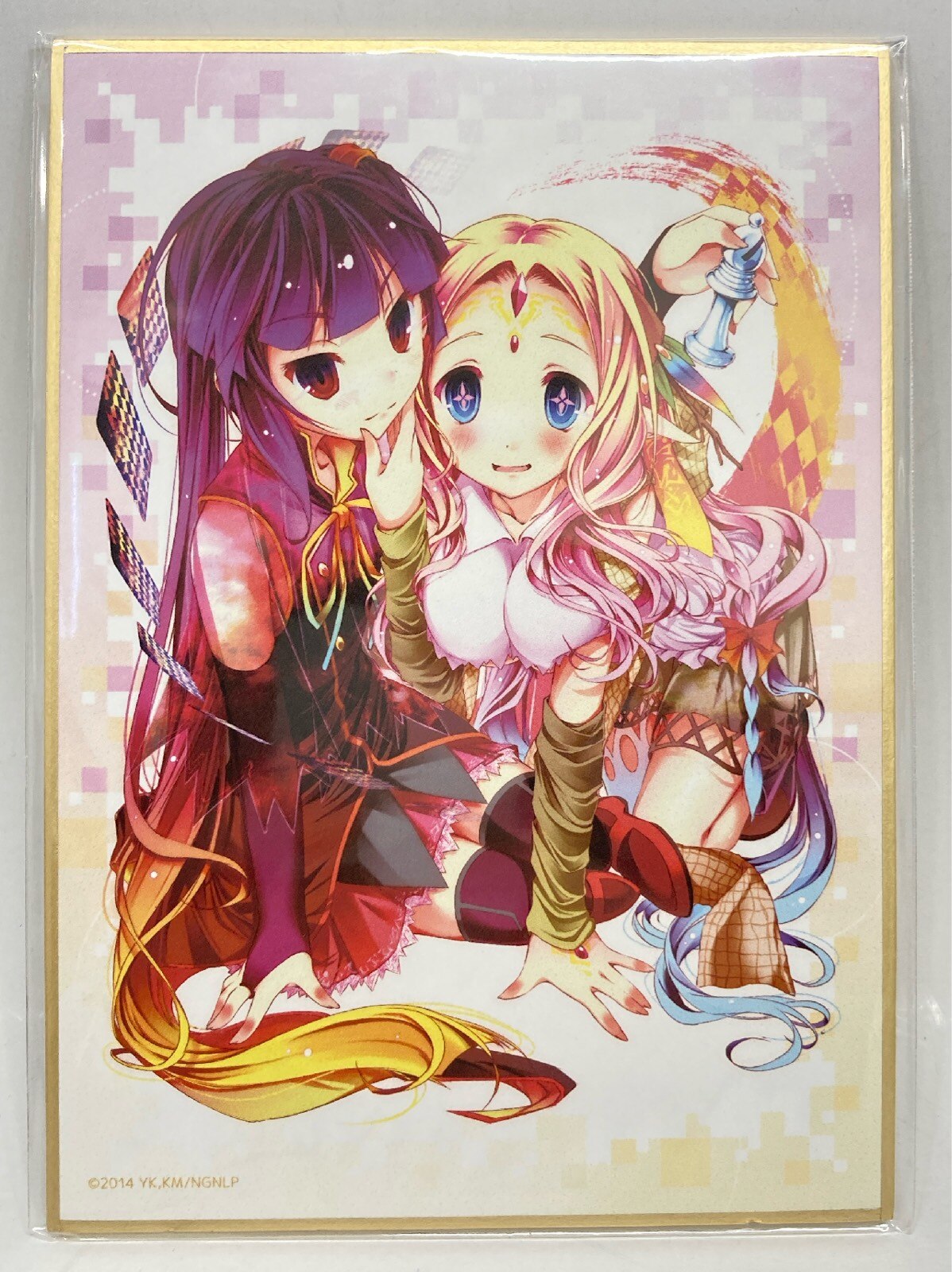 KADOKAWA くじ引き堂 ノーゲーム・ノーライフ TVアニメ10周年記念くじ C-4賞 クラミー&フィール 色紙 | まんだらけ Mandarake
