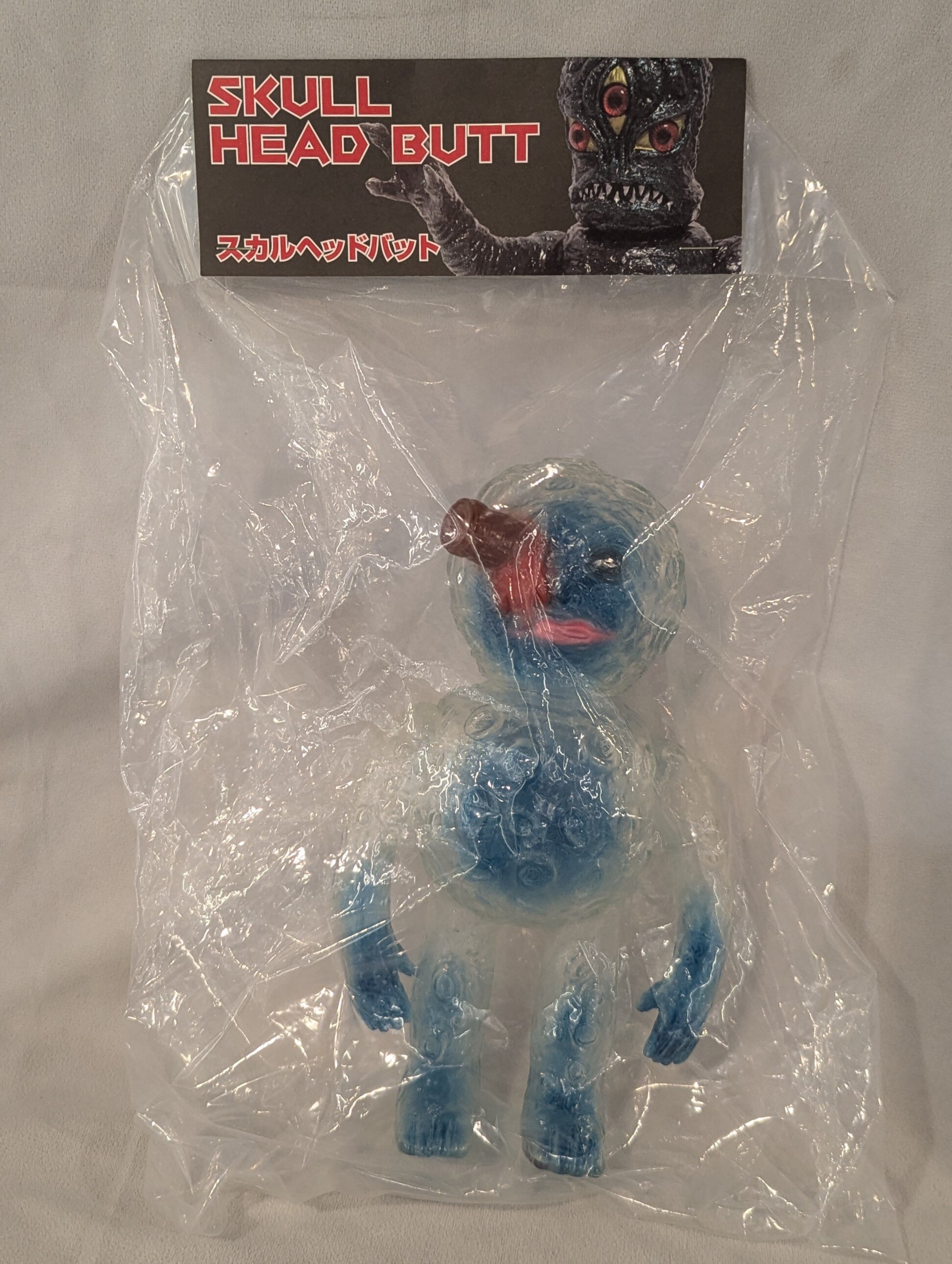 SKULL HEAD BUTT MOON-X クリア成型/青塗装 | まんだらけ Mandarake