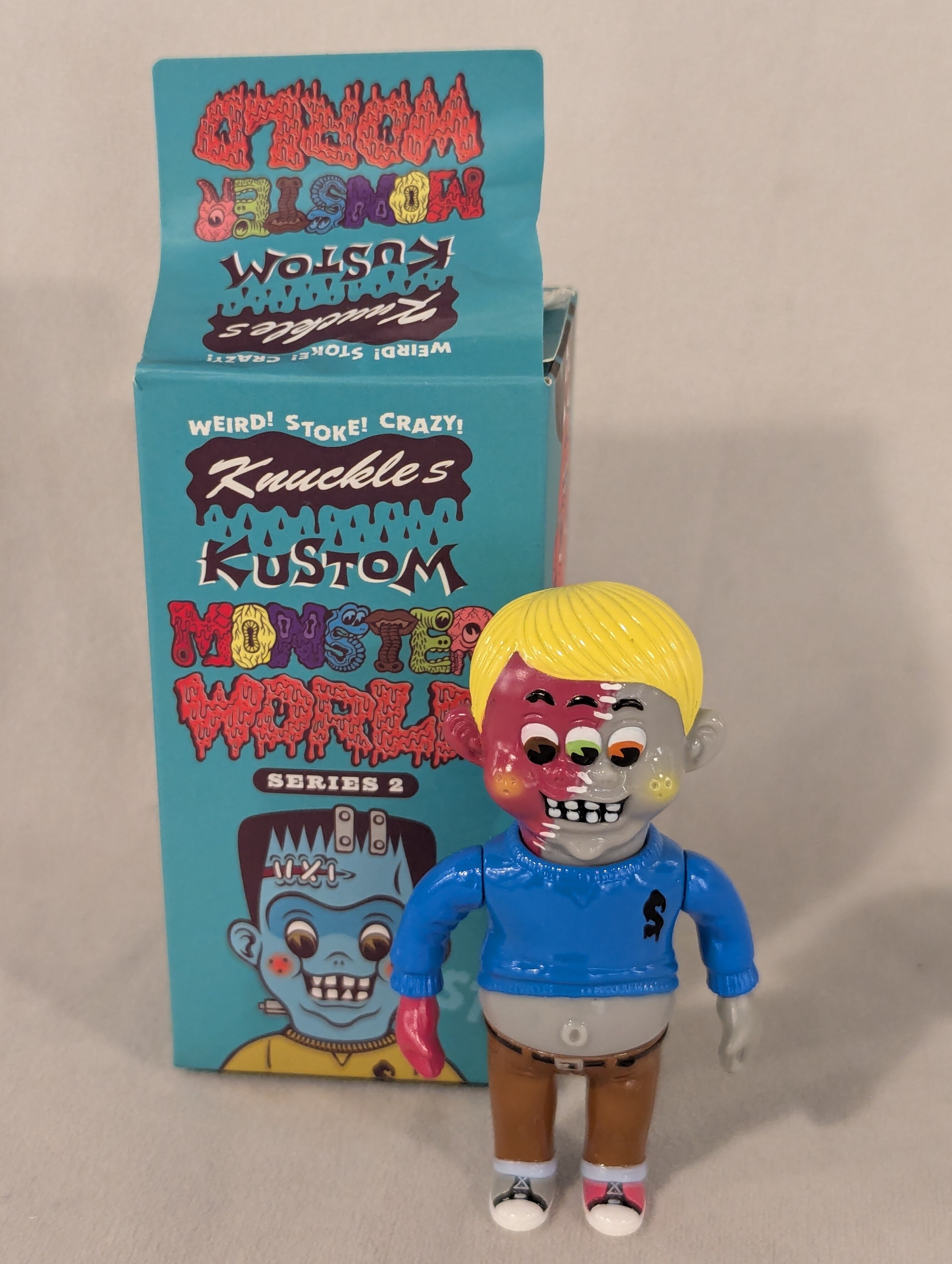 HOW2WORK Knuckle's Kustom Monster World SERIES2 HEAD LOCK STUDIO Dr.Hyde 青シャツ/茶ズボン | まんだらけ Mandarake
