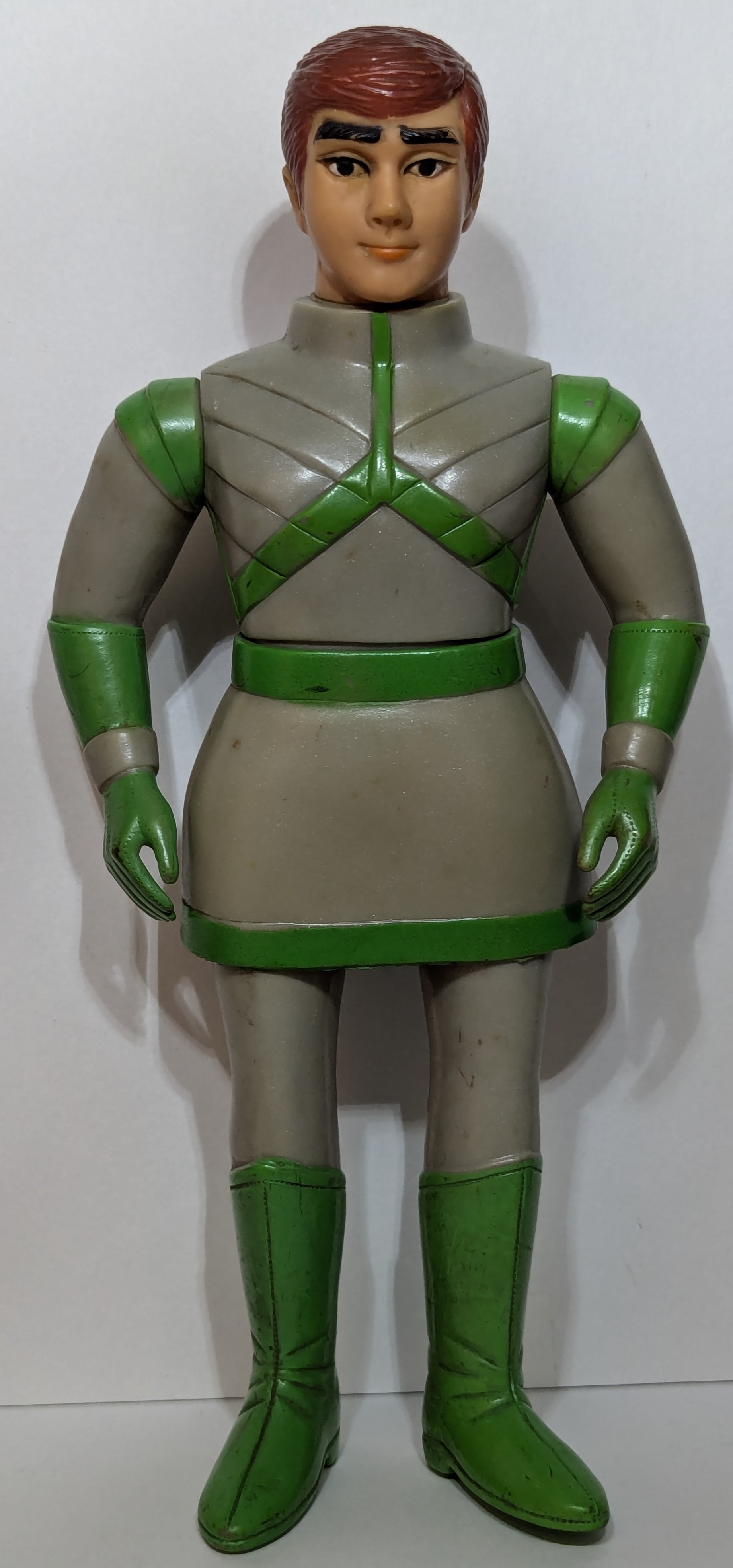 ブルマァク VINソフビ/スタンダードサイズ グリーンファイター 髪うす茶マスク脱着(210mm/トリプルファイター) 21cm | まんだらけ Mandarake