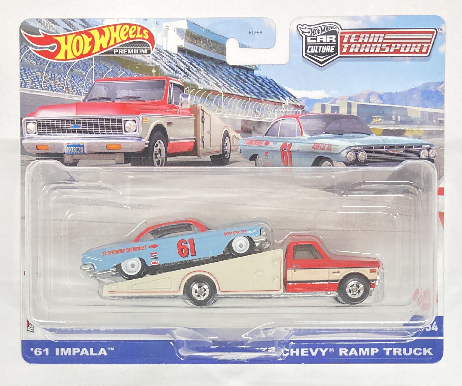 MATTEL HOTWHEELS TEAM TRANSPORT HKF40 '61 IMPALA&'72 CHEVY RAMP TRUCK #54 | まんだらけ Mandarake
