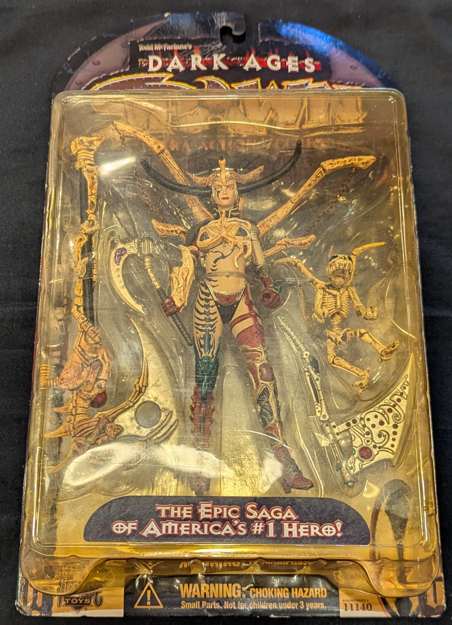 McFARLANE TOYS SERIES 11 / DARK AGE THE SKULL QUEEN (リペイント / 台紙上部 角丸) 6インチ | まんだらけ Mandarake