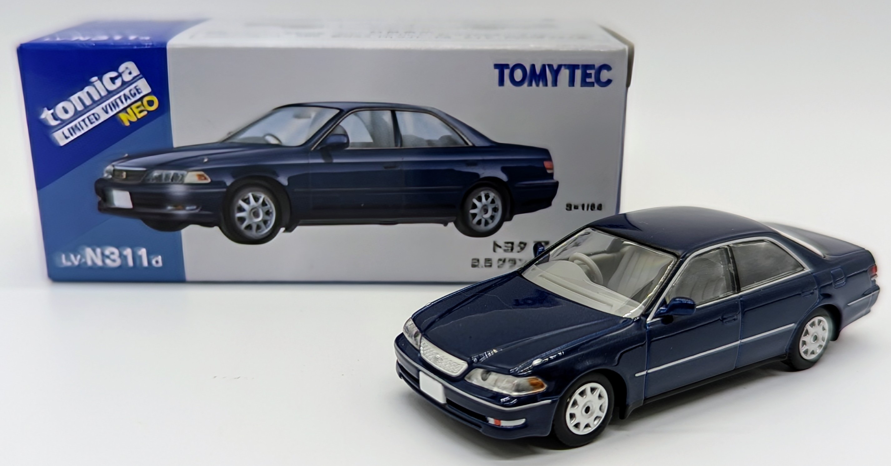 トミーテックTOMYTEC TOMICA LIMITED VINTAGE NEO トヨタ マークII 2.5 グランデ 98年式 (紺) LV-N311d | まんだらけ Mandarake