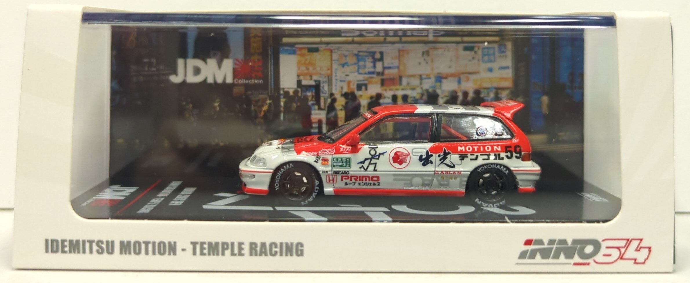 INNO Models 1/64JDM Collection IN64-EF9-JDM05 Honda Civic(EF9) 出光 MOTION TEMPLE RACING | まんだらけ ...