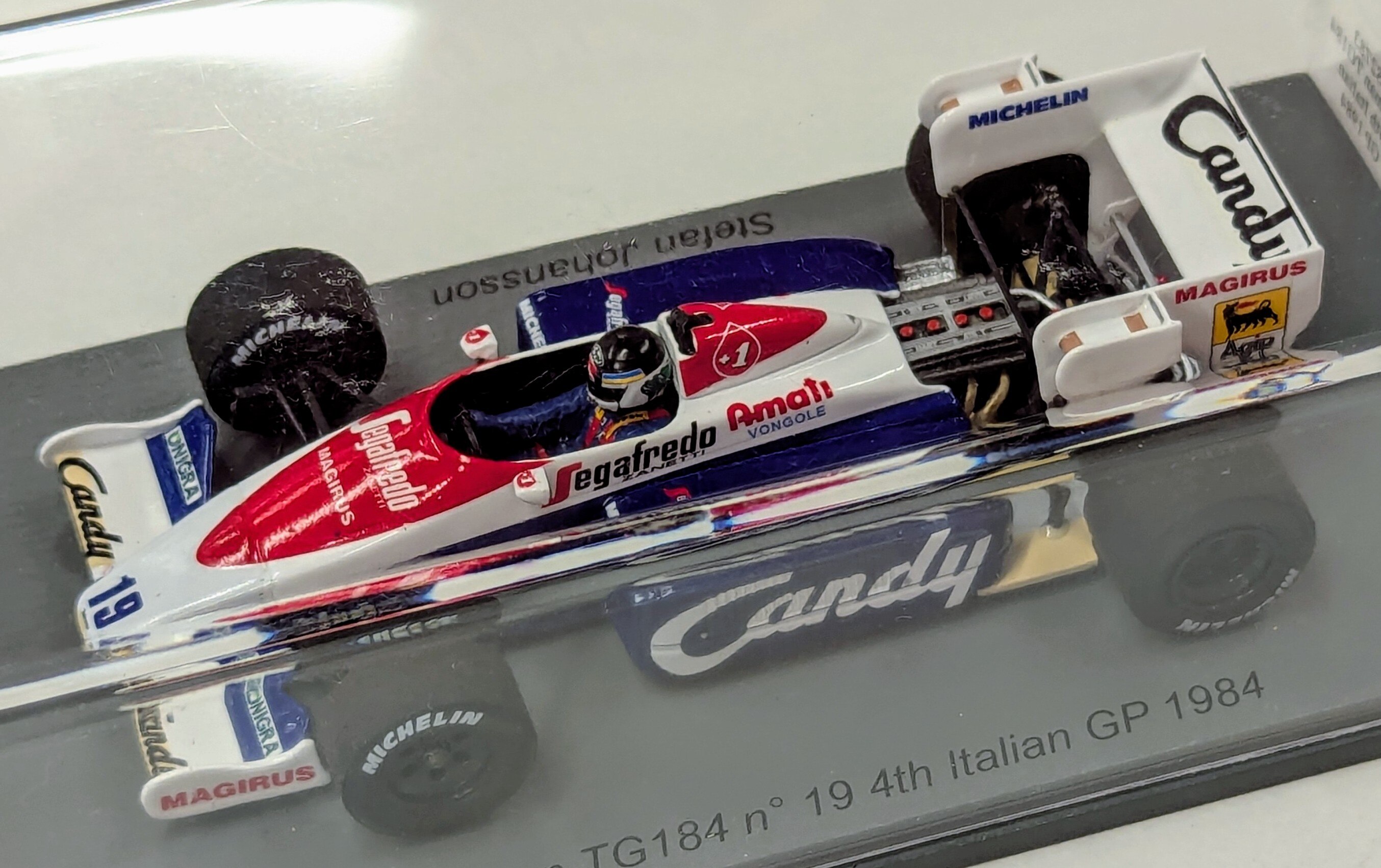 Spark model 1/43 Toleman TG184 No.19 4th Italian GP 1984 Stefan Johansson S2783 | まんだらけ Mandarake
