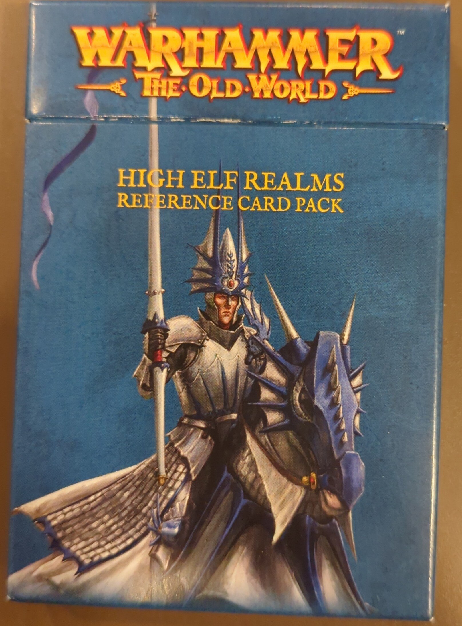GAMES WORKSHOP WARHAMMER THE OLDWORLD HIGH ELF REALMS Reference Card Pack | まんだらけ Mandarake