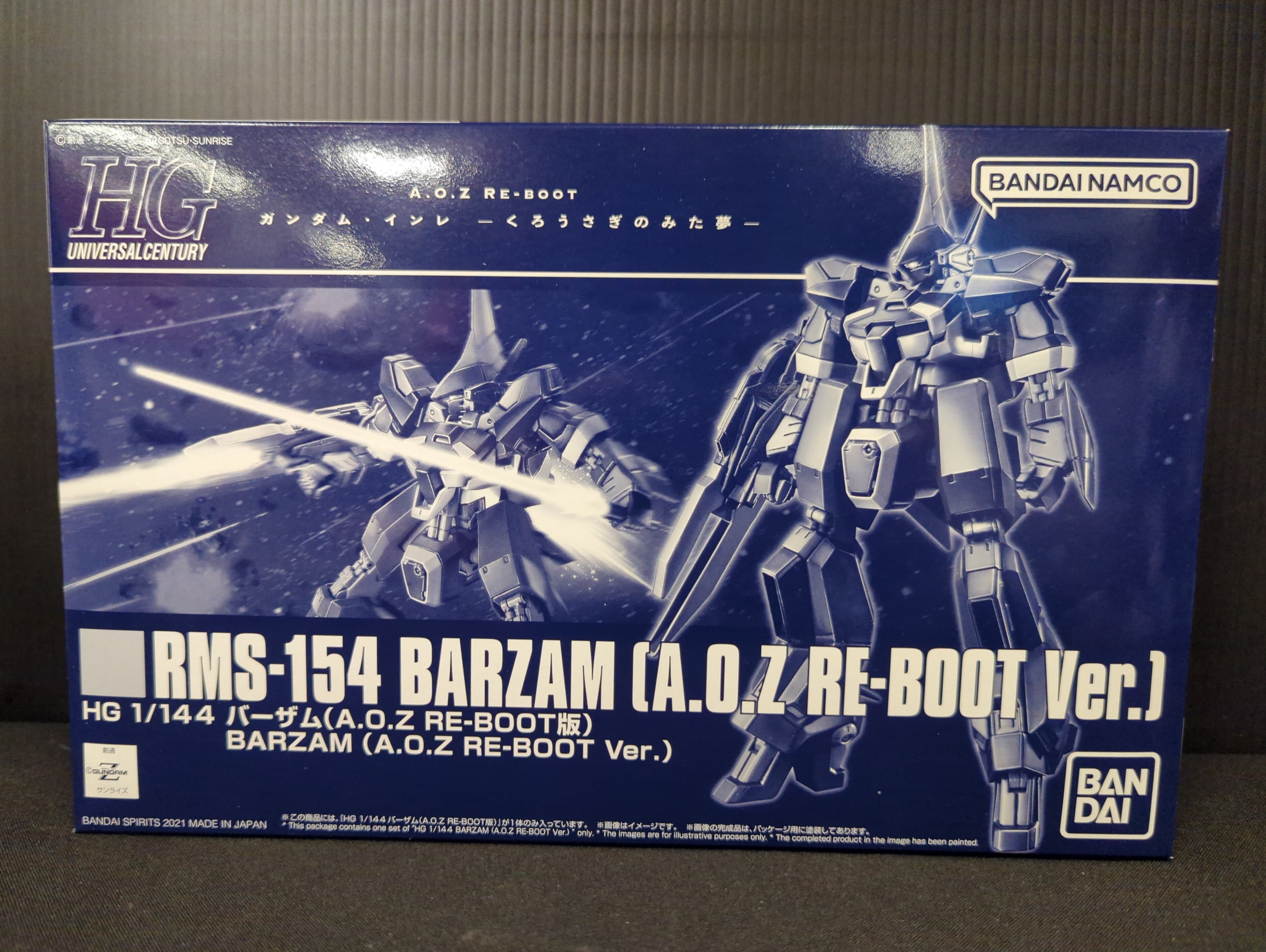 Bandai Spirits Bandai Namco HGUC 1/144 Bandai Namco version of Barzam (AOZ RE-BOOT version ...
