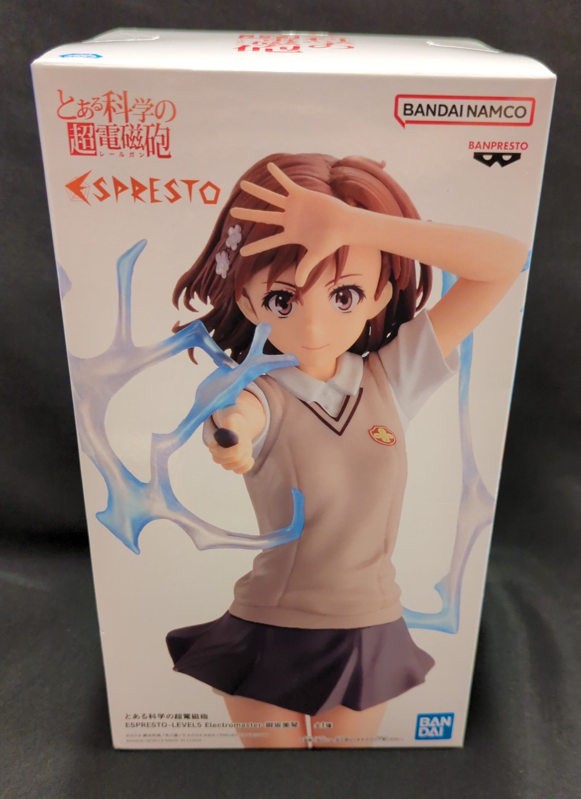 BANDAI SPIRITS ESPRESTO とある科学の超電磁砲 御坂美琴 -LEVEL5 Electromaster- | まんだらけ Mandarake