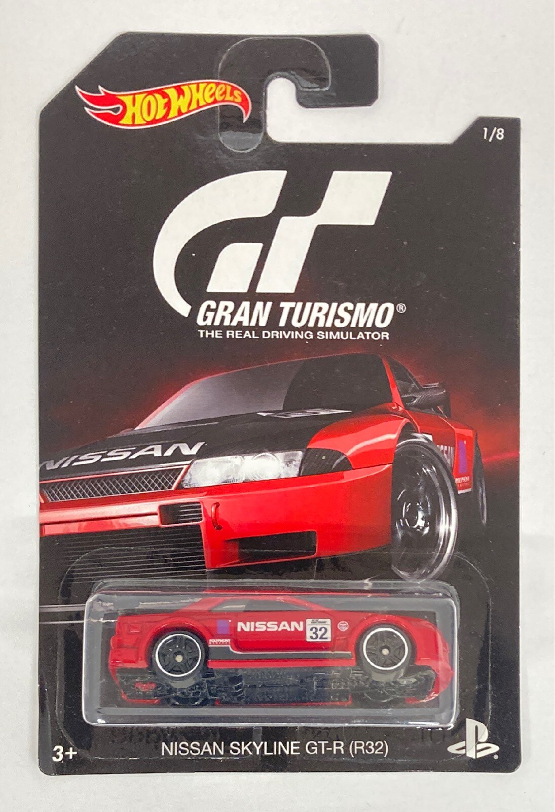 MATTEL HOTWHEELS GRAN TURISMO DJL13 NISSAN SKYLINE GT-R (R32) Red 1/8 | まんだらけ Mandarake