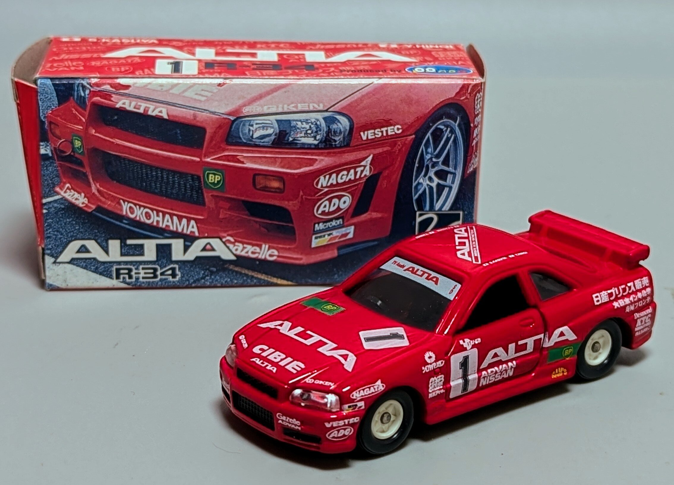 トミー トミカ中国製/アイアイアド特注 ALTIA R-34 スカイライン GT-R #1 | まんだらけ Mandarake