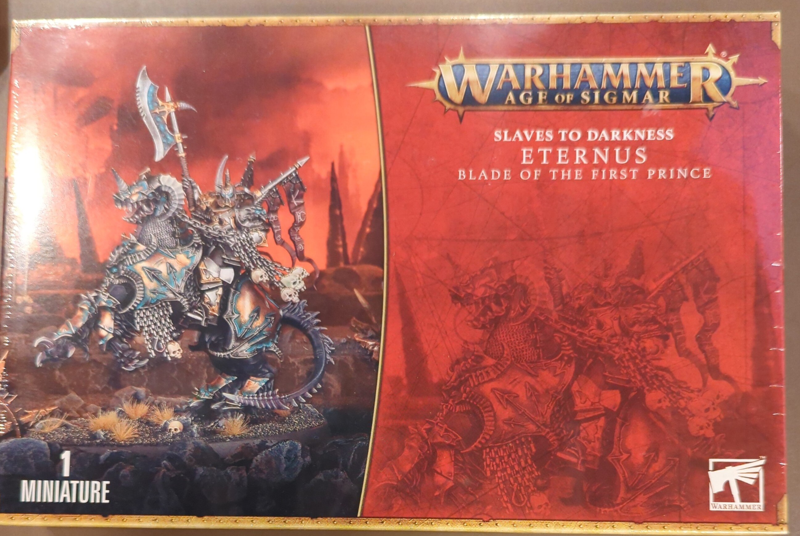 GAMES WORKSHOP WARRHAMMER AGE OF SIGMAR SLAVES TO DARKNESS Eternus Blade of the First Prince 第一 ...