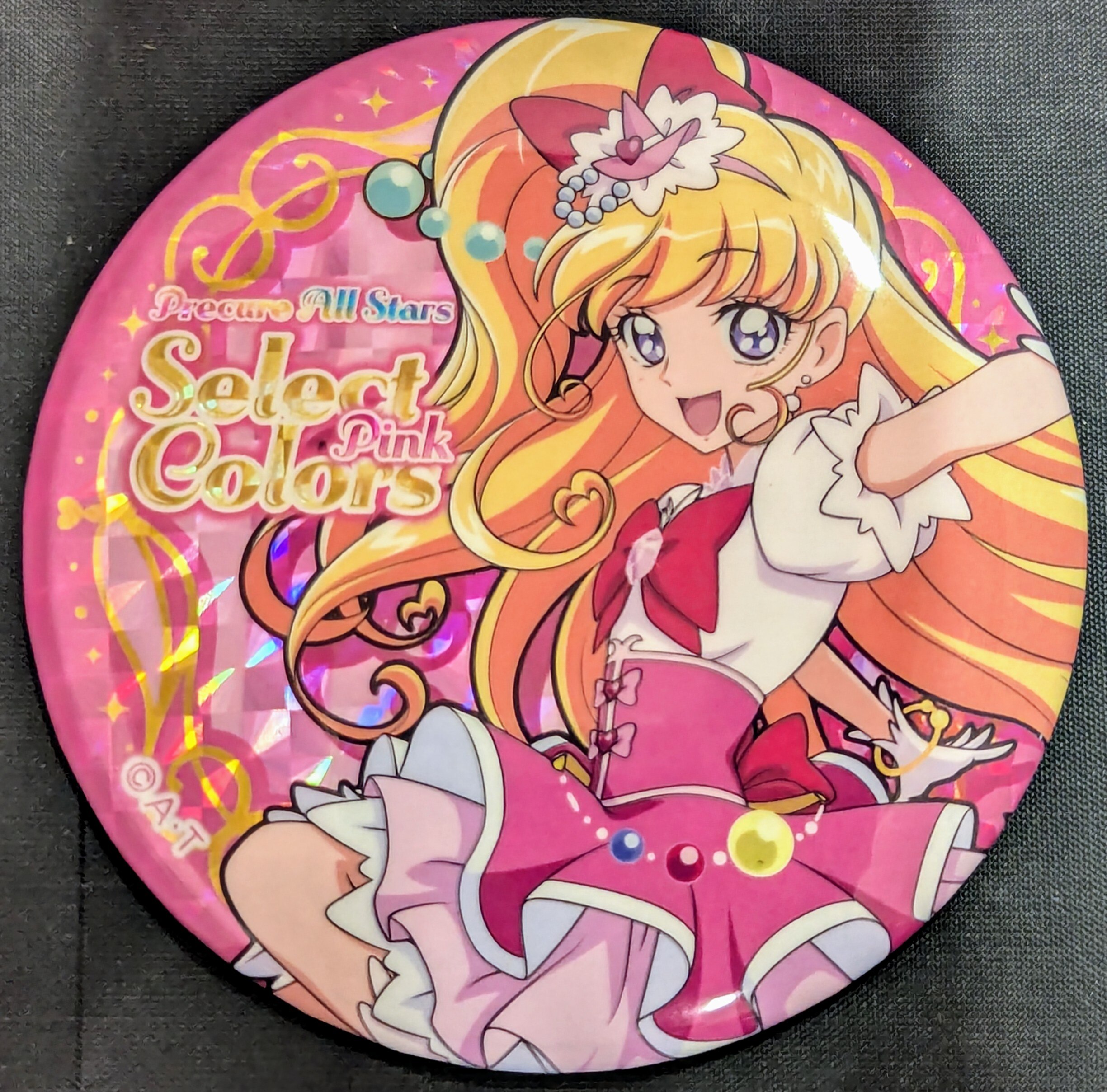 API プリティストア限定 Select Colors -Pink- #1 ホログラム缶バッジ キュアミラクル | まんだらけ Mandarake