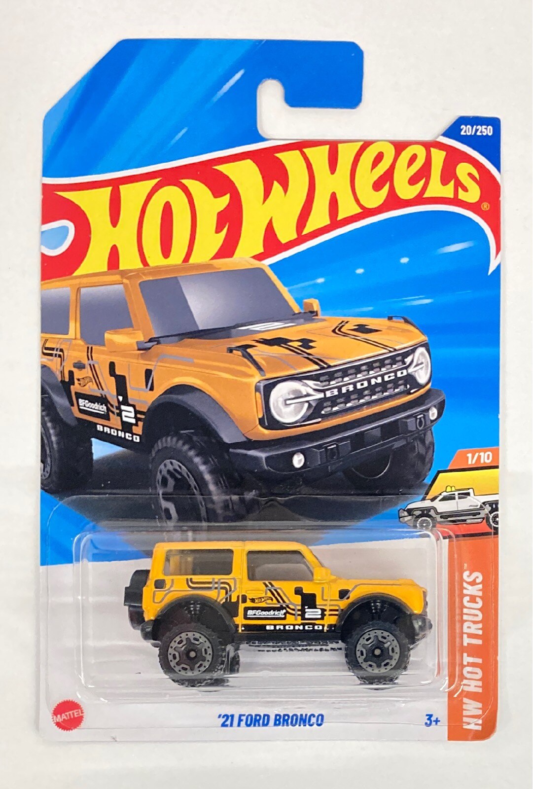 MATTEL HW HOT TRUCKS 1/10 HOTWHEELS '21 FORD BRONCO 20/250 | まんだらけ Mandarake