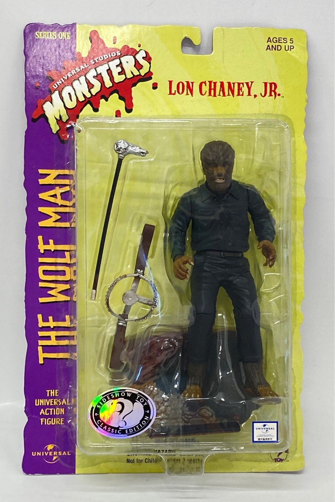 SIDESHOW SERIES ONE / THE UNIVERSAL ACTION FIGURE THE WOLF MAN / LON CHANEY JR | まんだらけ Mandarake