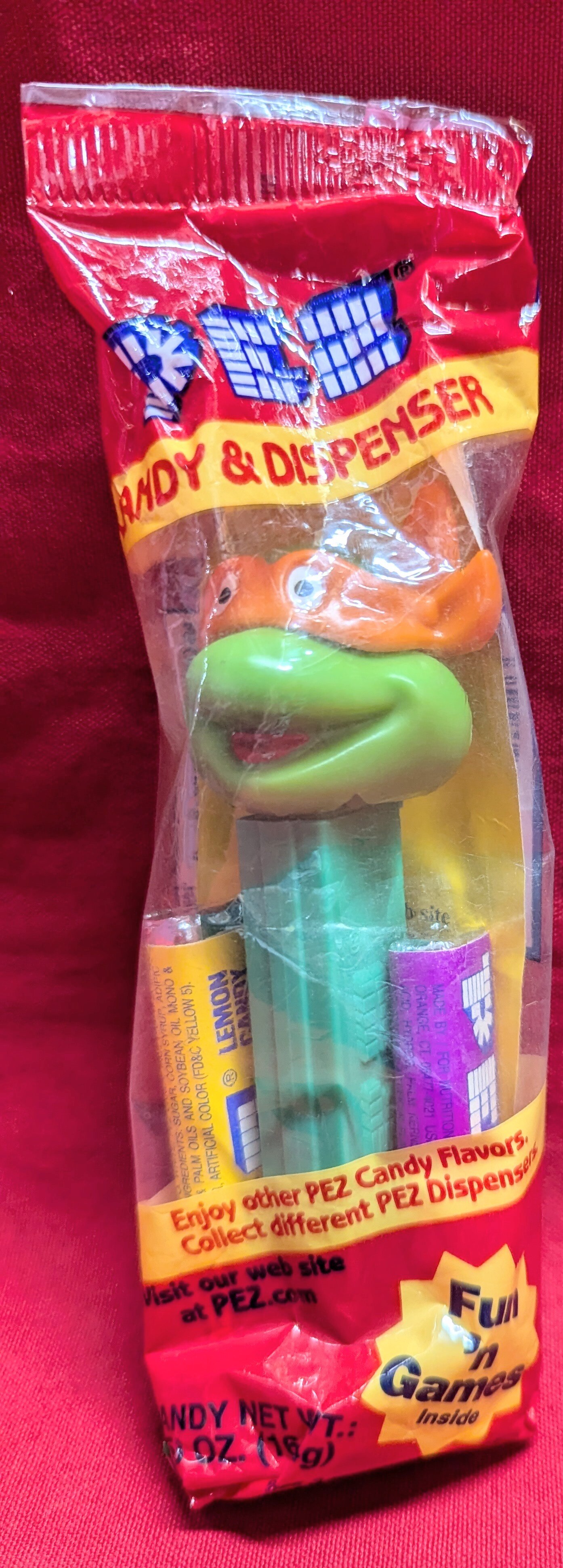 PEZ ペッツPEZ アメリカンバッグス赤 ミケランジェロスマイル/笑う顔/ステム緑/アメリカンバッグス赤 ステム緑 | まんだらけ Mandarake