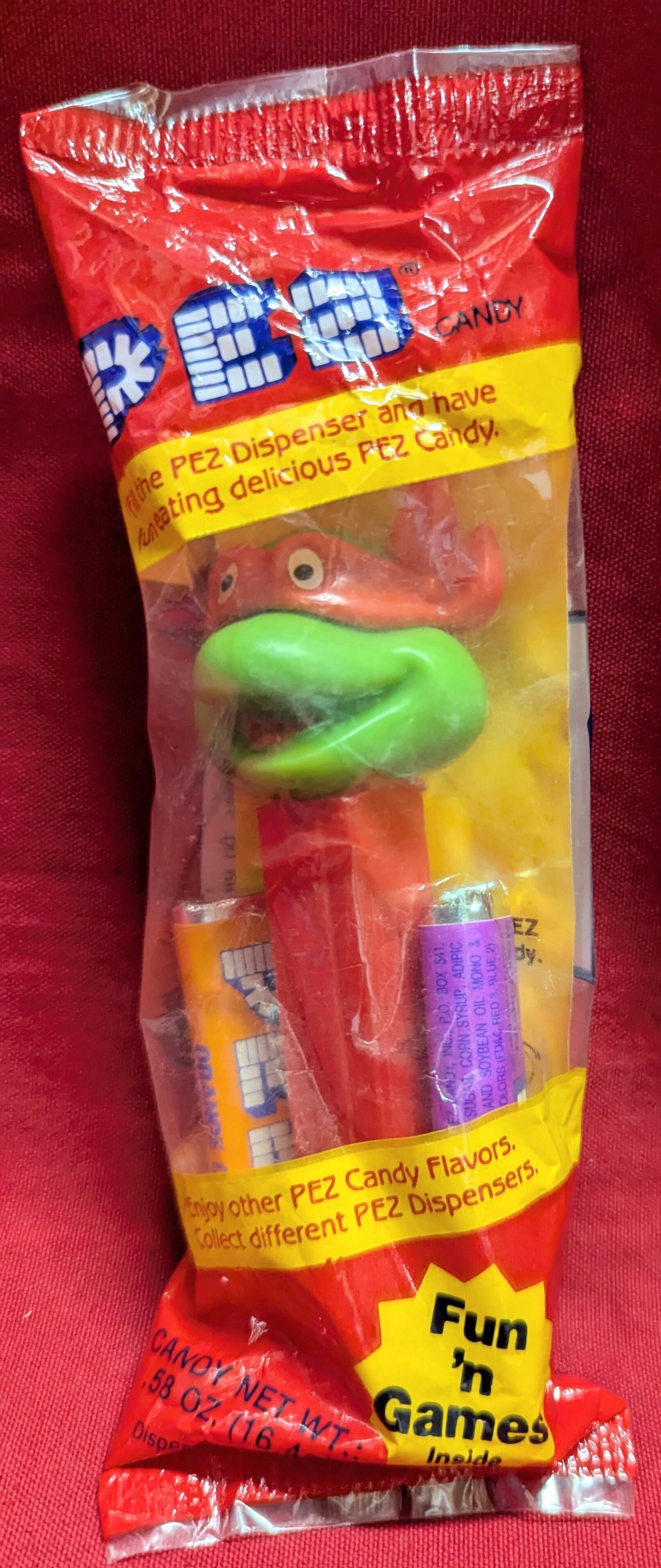 PEZ ペッツPEZ アメリカンバッグス赤 ラファエロスマイル/笑う顔/ステム赤/アメリカンバッグス赤 ステム赤 | まんだらけ Mandarake