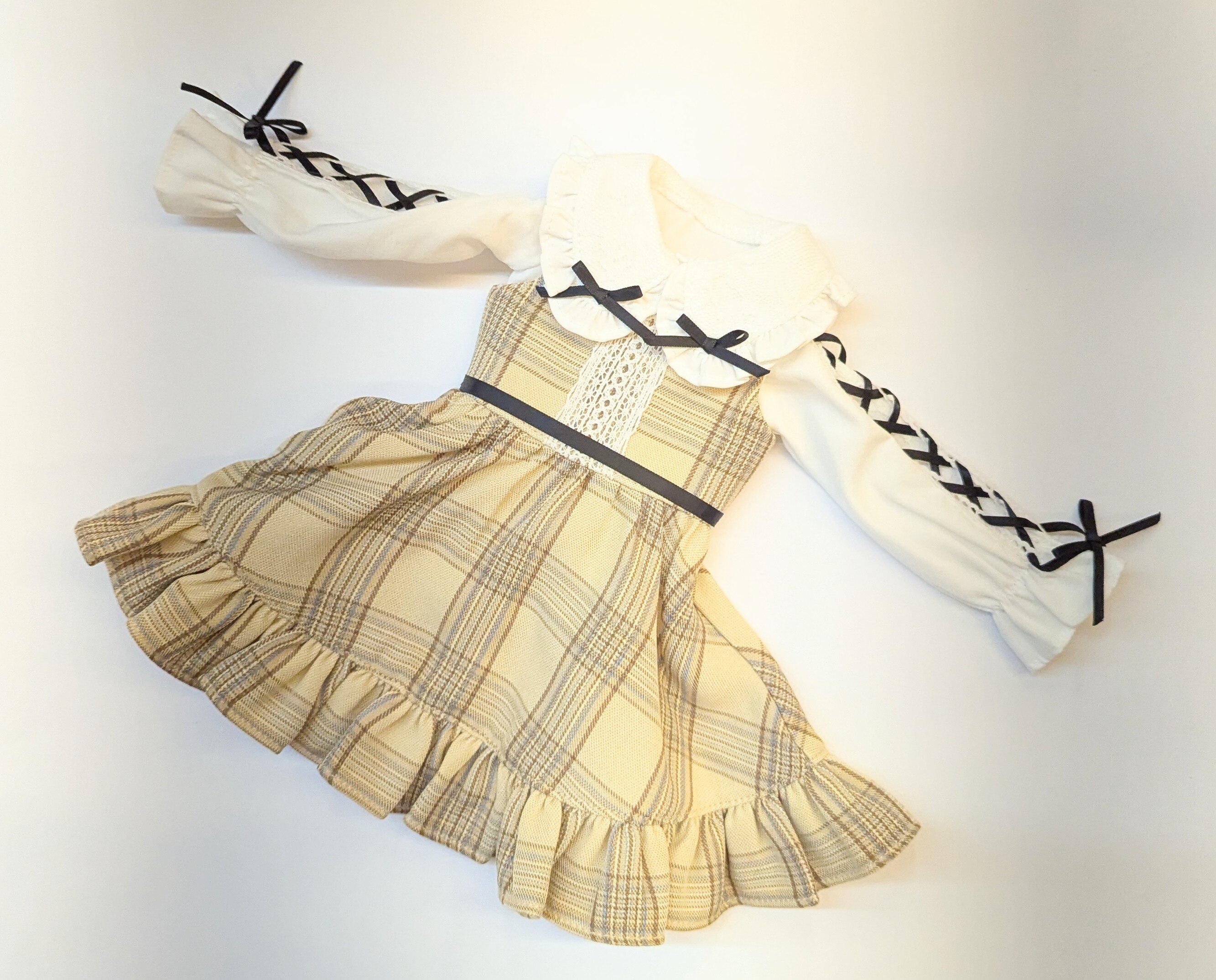 ボークス 天使のころも 乙女ジャンスカセット(アイボリー)・ミニ サイズ:MSD/SDM/SDC/MDD/DDP(S) リボン欠品 | まんだらけ Mandarake