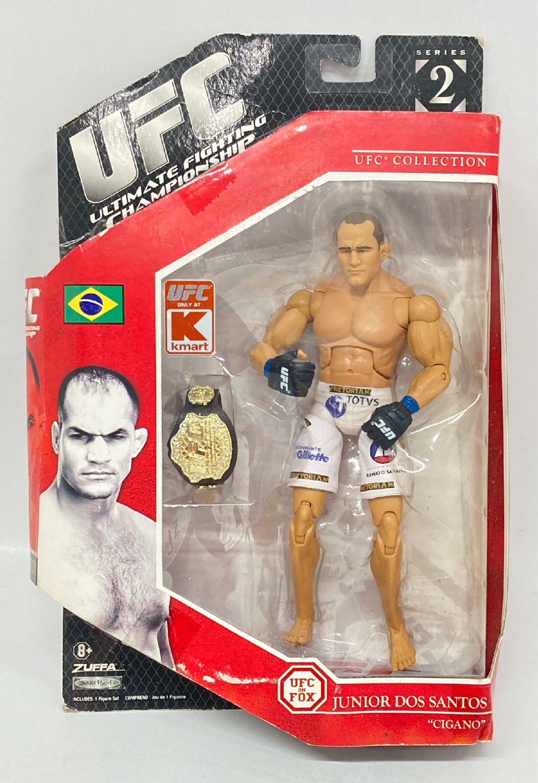 JAKKS PACIFIC UFC COLLECTION SERIES 2 JUNIOR DOS SANTOS "CIGANO ...