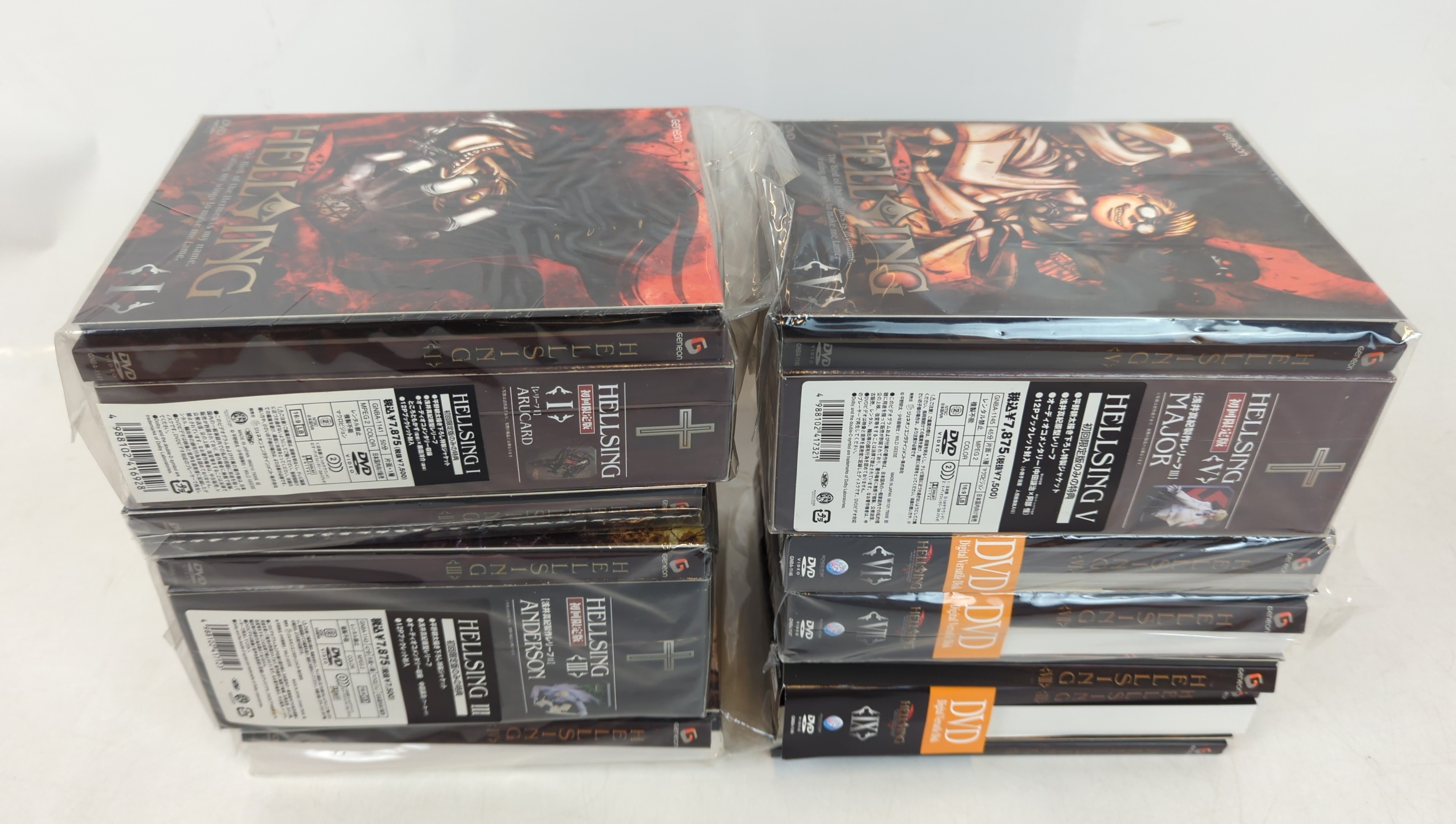 アニメDVD OVA HELLSING 初回限定版全10巻 セット | まんだらけ Mandarake