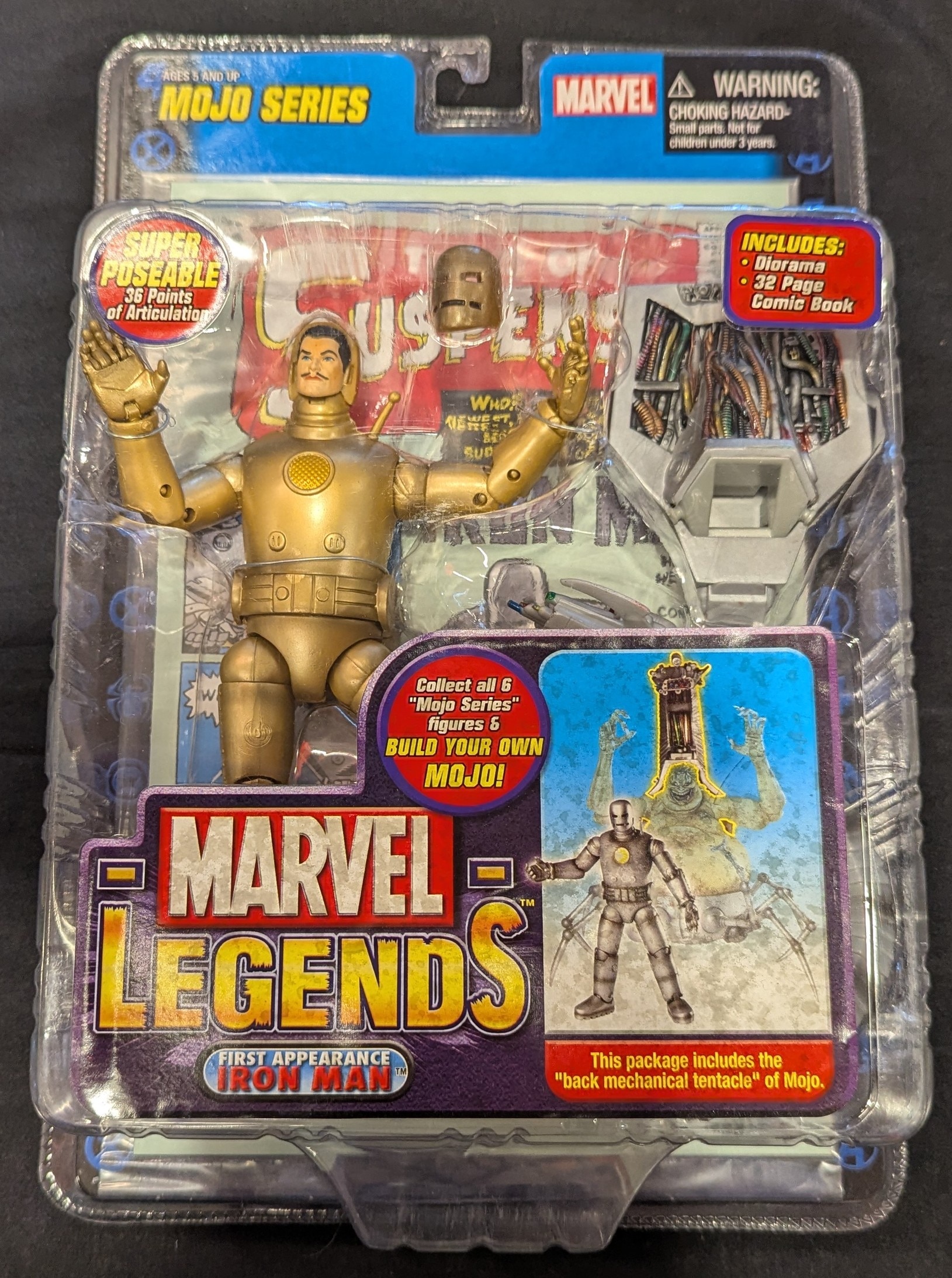 TOYBIZ MOJO FIRST APPEARANCE IRON MAN (本体 / 金) 6インチ | まんだらけ Mandarake