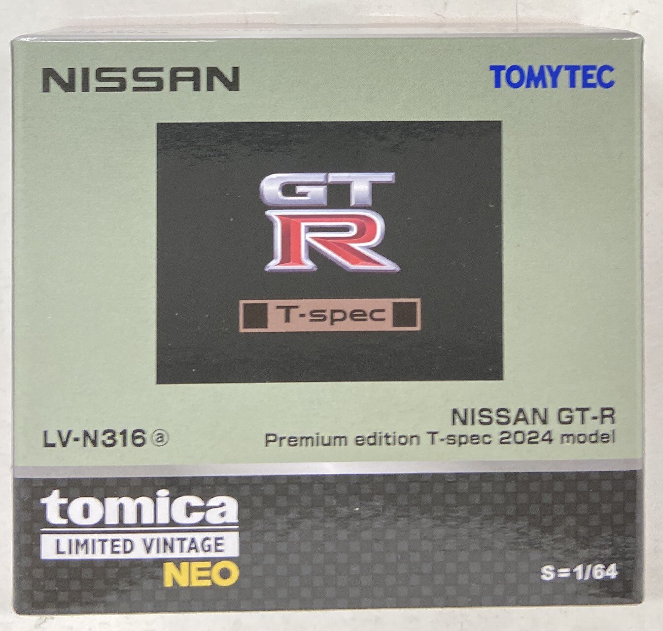 TOMYTEC TOMICA LIMITED VINTAGE NEO NISSAN GT-R Premium Edition T-spec 2024 model (ミレニアムジェイド ...