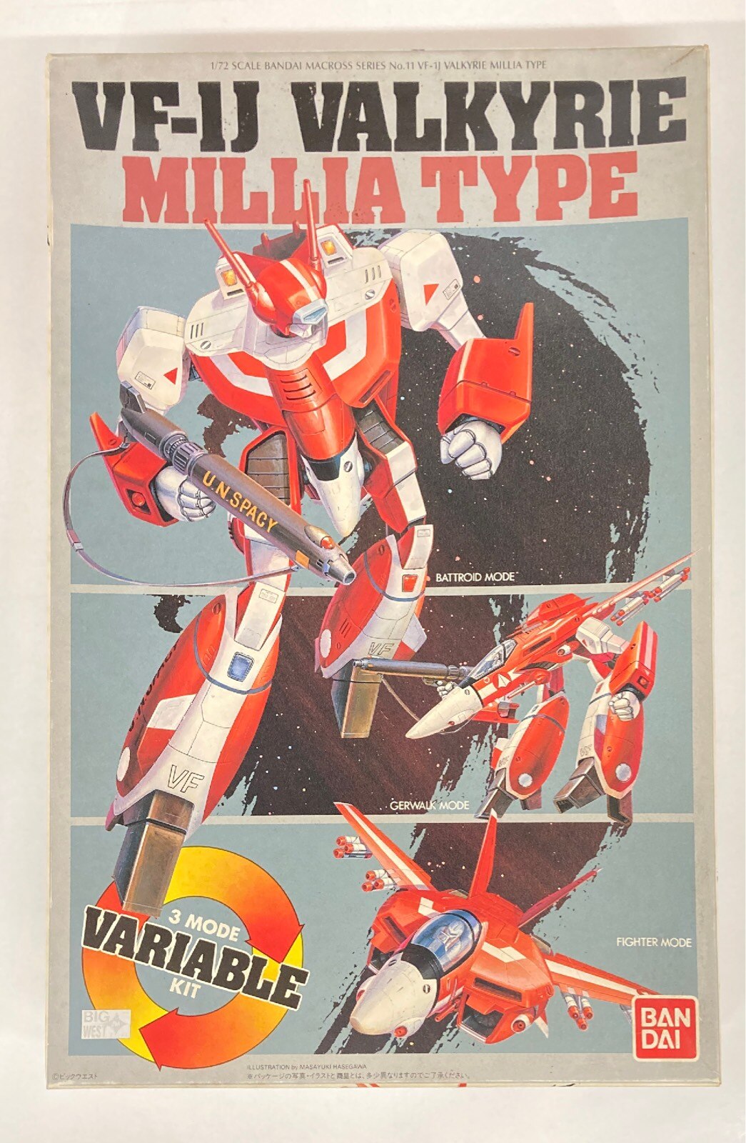 バンダイ 1/72スケール VF-1J ミリアタイプ 可変バルキリー | まんだらけ Mandarake