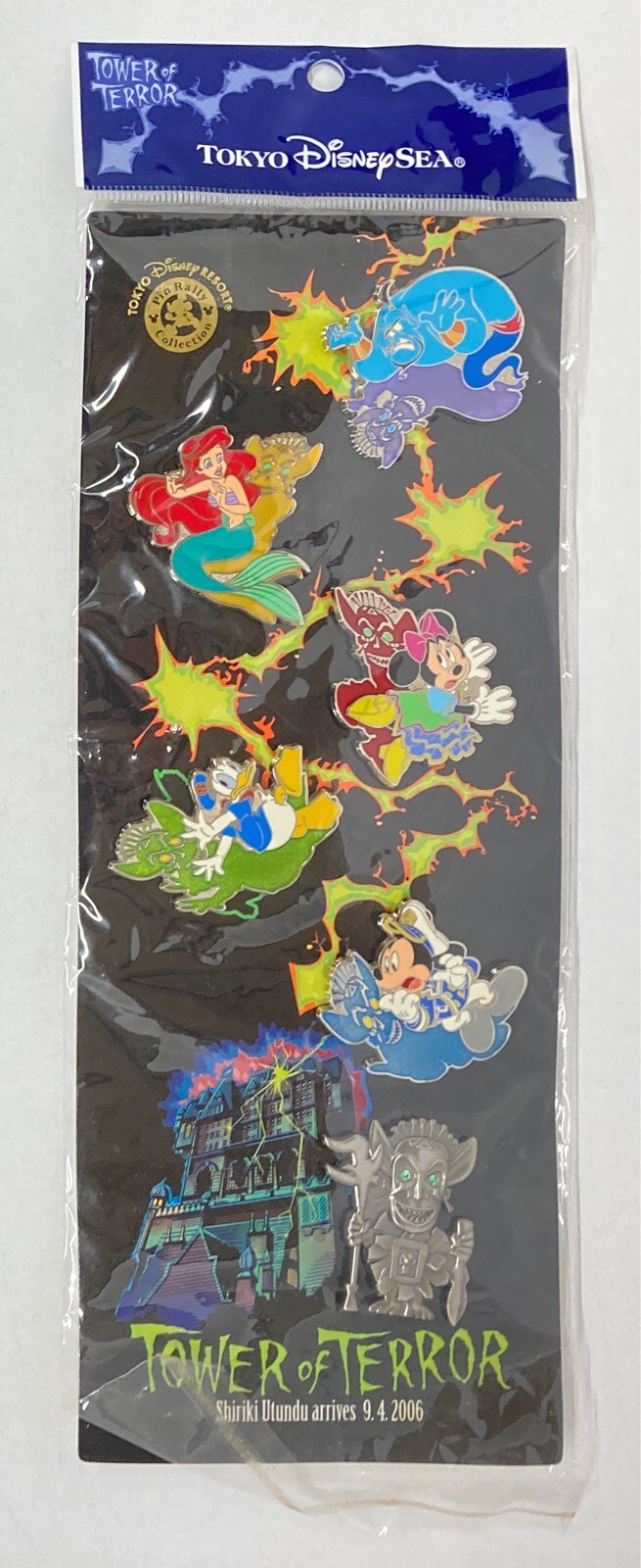 東京ディズニーシー ピンバッジセット Pin Rally Cllection TOWER of TERROR | まんだらけ Mandarake