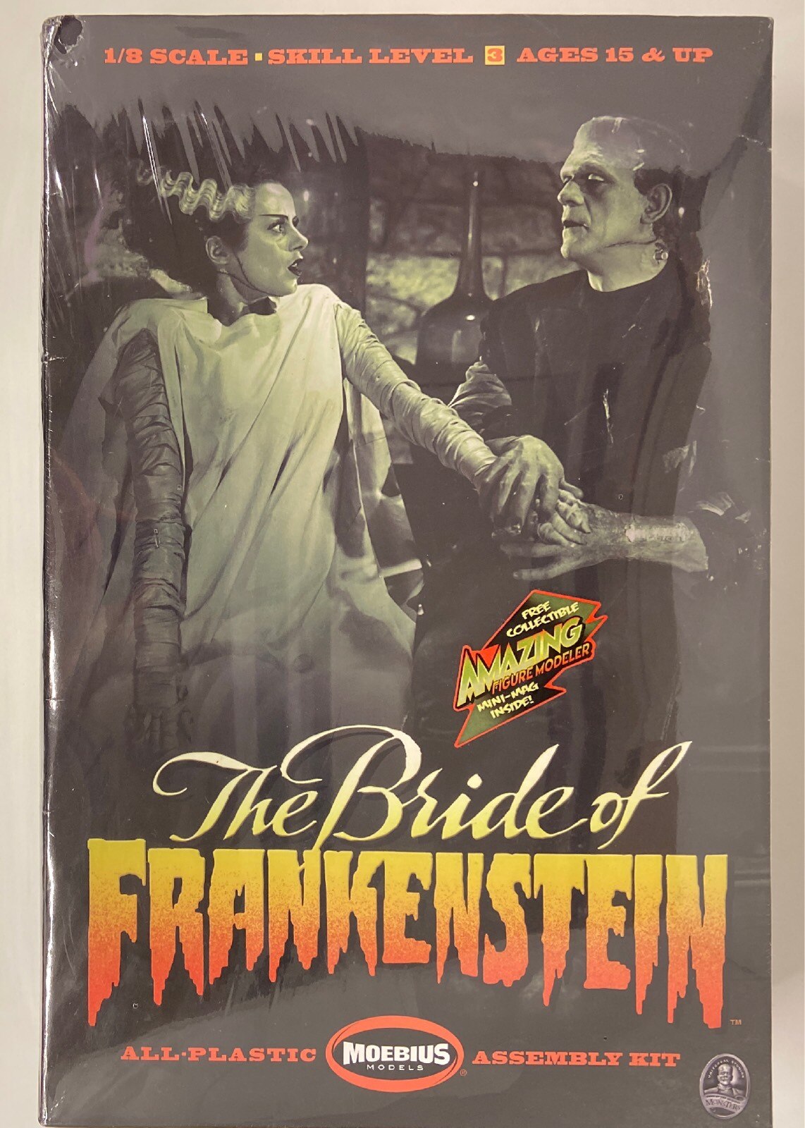 MOEBIUS ALL PLASTIC ASSEMBLY KIT THE BRIDE OF FRANKENSTEIN 1/8スケール ...