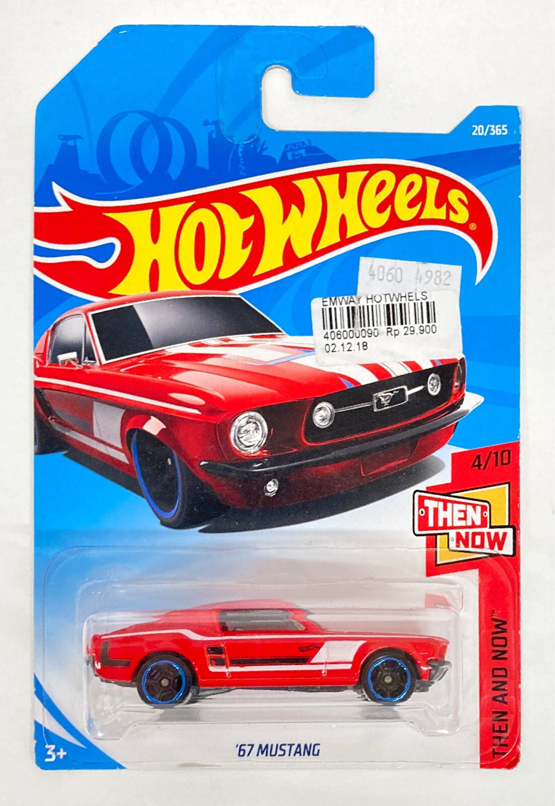 MATTEL THEN AND NOW 4/10 HOTWHEELS '67 MUSTANG レッド 20/365 | まんだらけ Mandarake