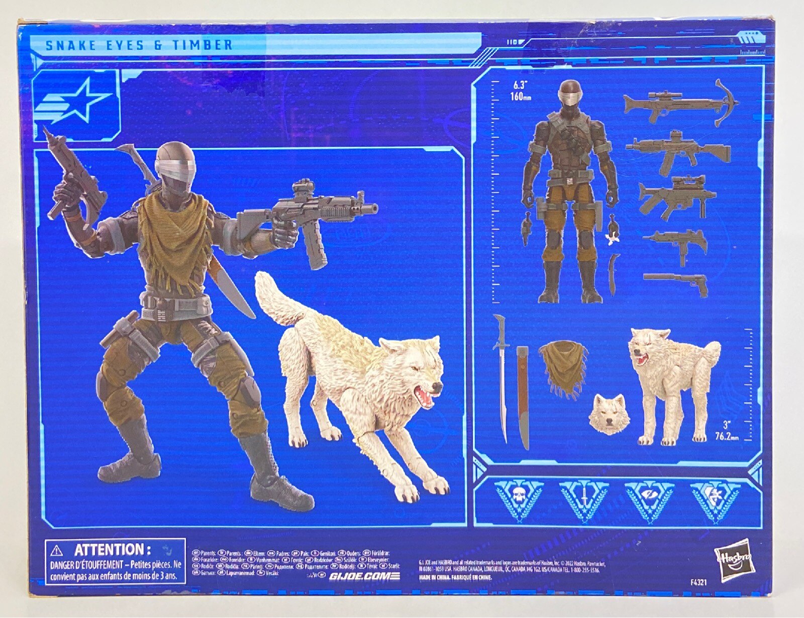 HASBRO 52 / CLASSIFIED SNAKE EYES & TIMBER 6インチ | まんだらけ Mandarake