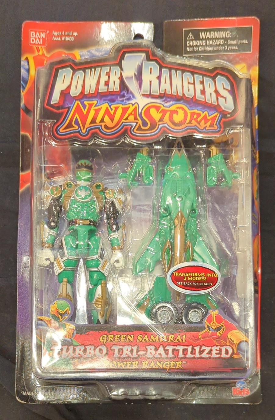 バンダイUSA PR/NINJA STORM Green Samurai Turbo Tri-Battlized | まんだらけ Mandarake