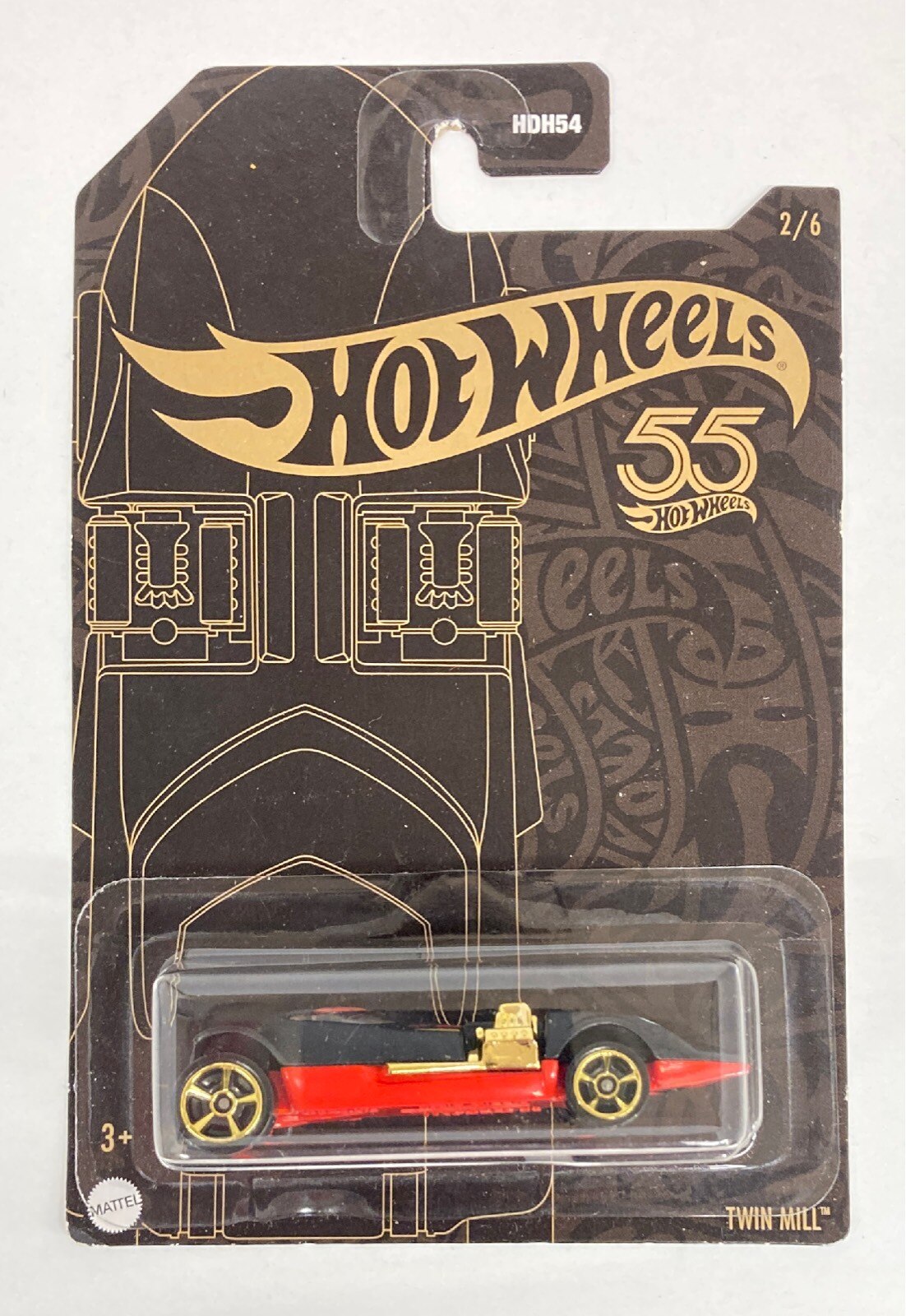 MATTEL 55th Anniversary Black and Yellow Series 2/6 TWIN MILL 2/6 | まんだらけ Mandarake