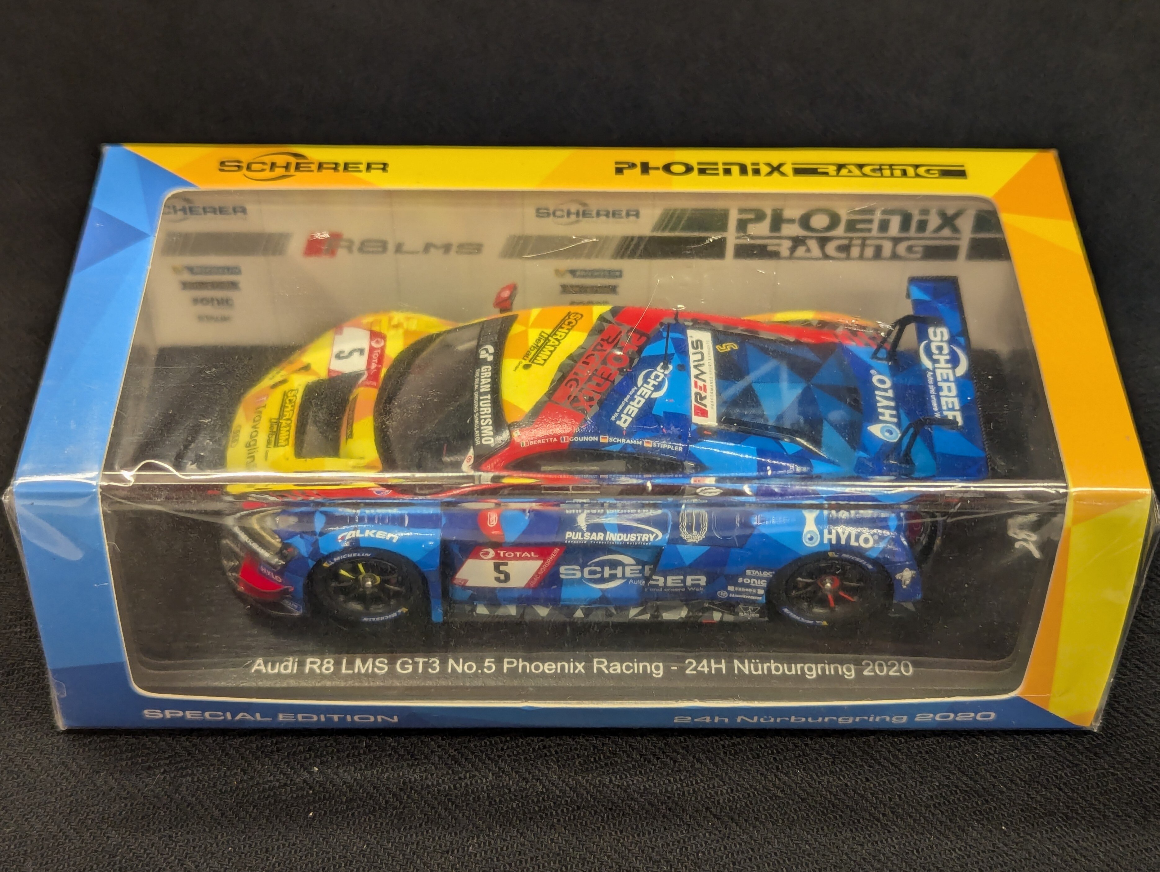MINIMAX 1/43 Spark model Audi R8 LMS GT3 Phonix Racing 24H Nurburgring ...