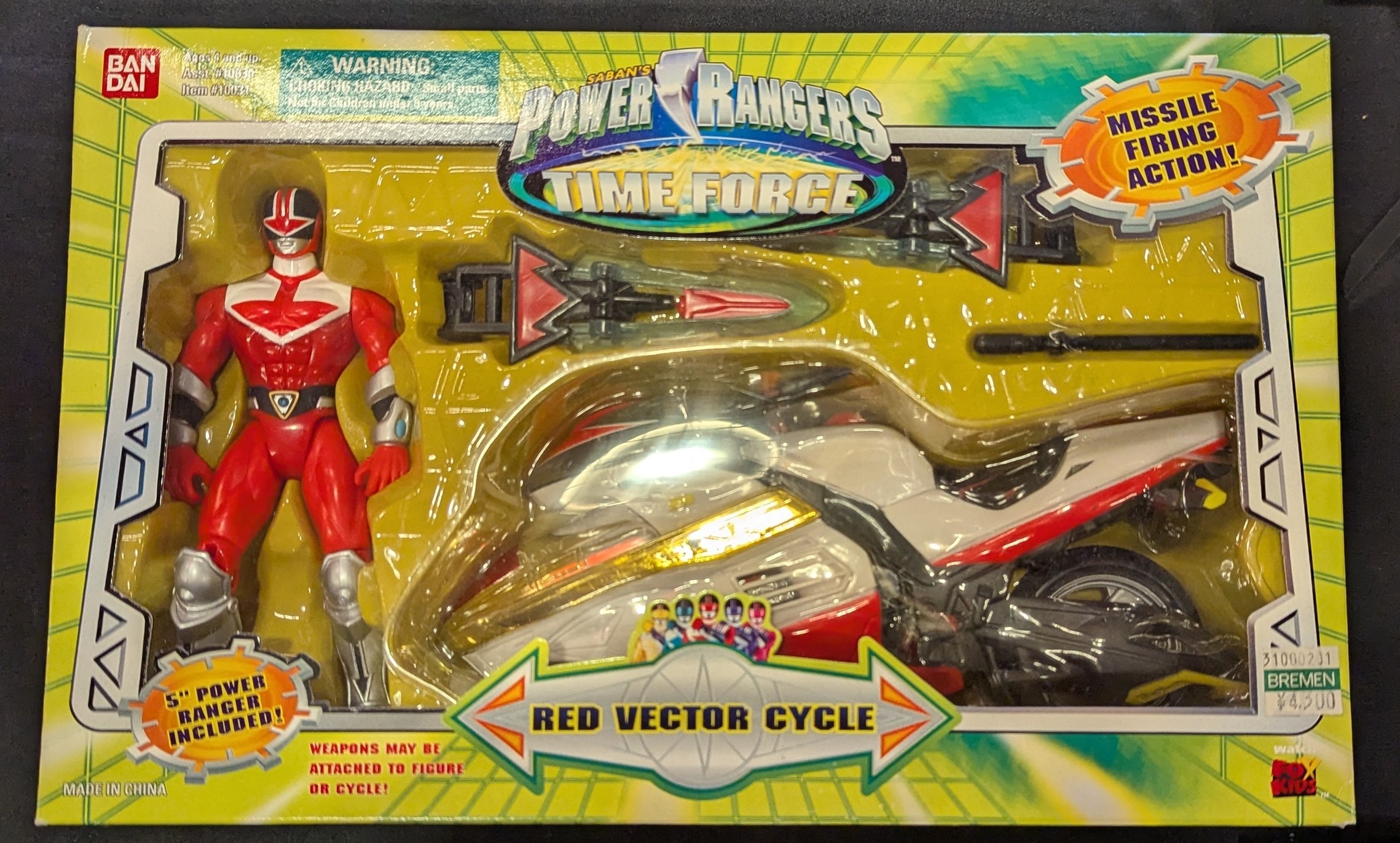 バンダイ VECTOR CYCLE POWER RANGERS TIME FORCE RED VECTOR CYCLE 10031 | まんだらけ Mandarake