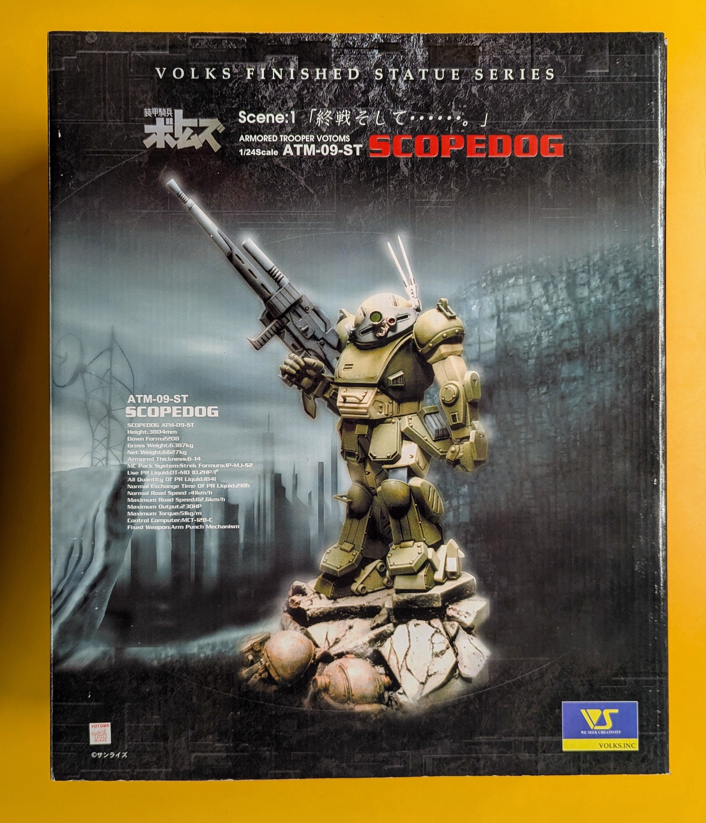 ボークス ATM-09-STSCOPEDOG/装甲騎兵ボトムズ/1/24 半完成レジンキット | まんだらけ Mandarake