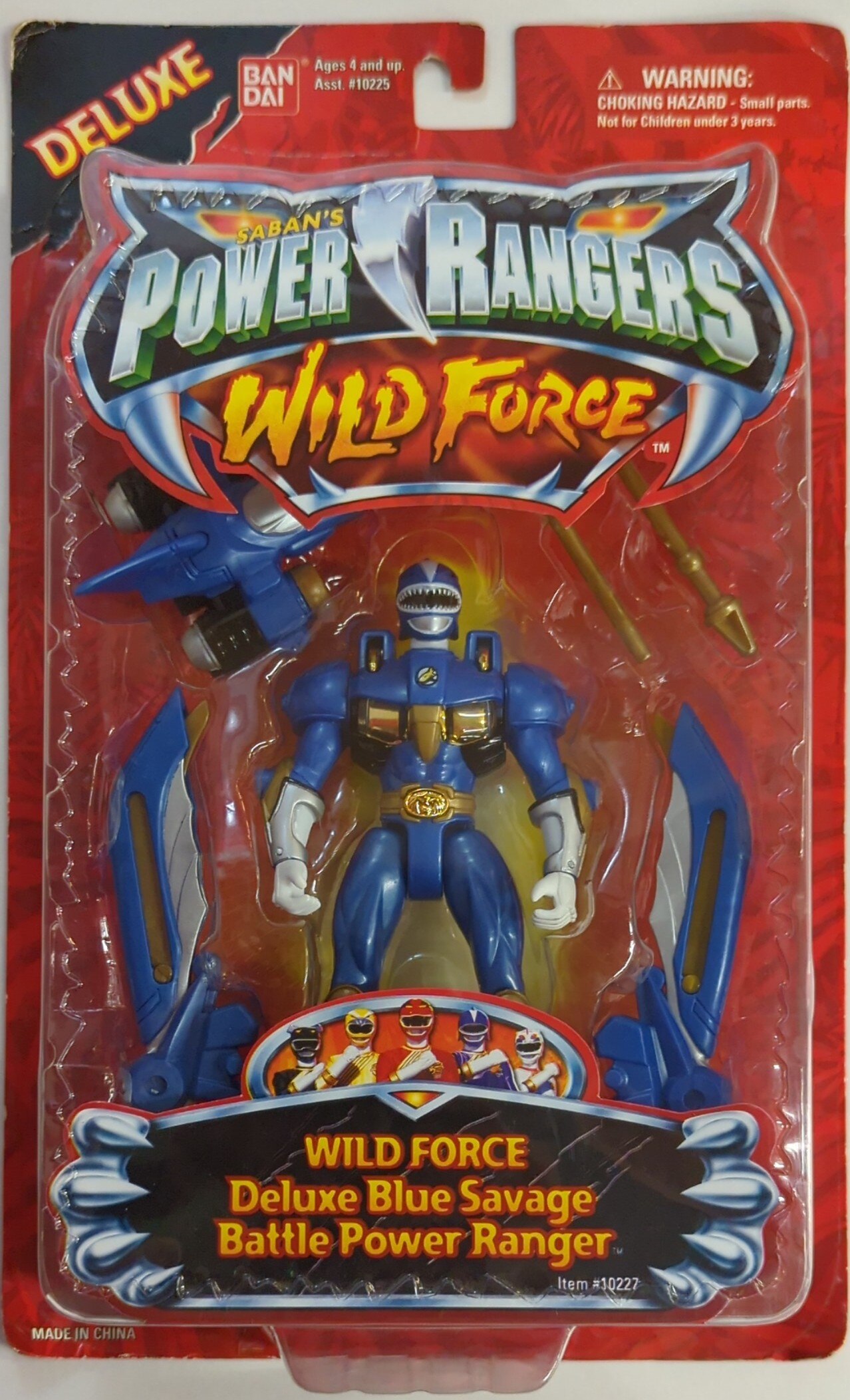 バンダイ POWER RANGERS WILD FORCE WILD FORCE DELUXE BLUE SAVAGE BATTLE POWER RANGER | まんだらけ Mandarake