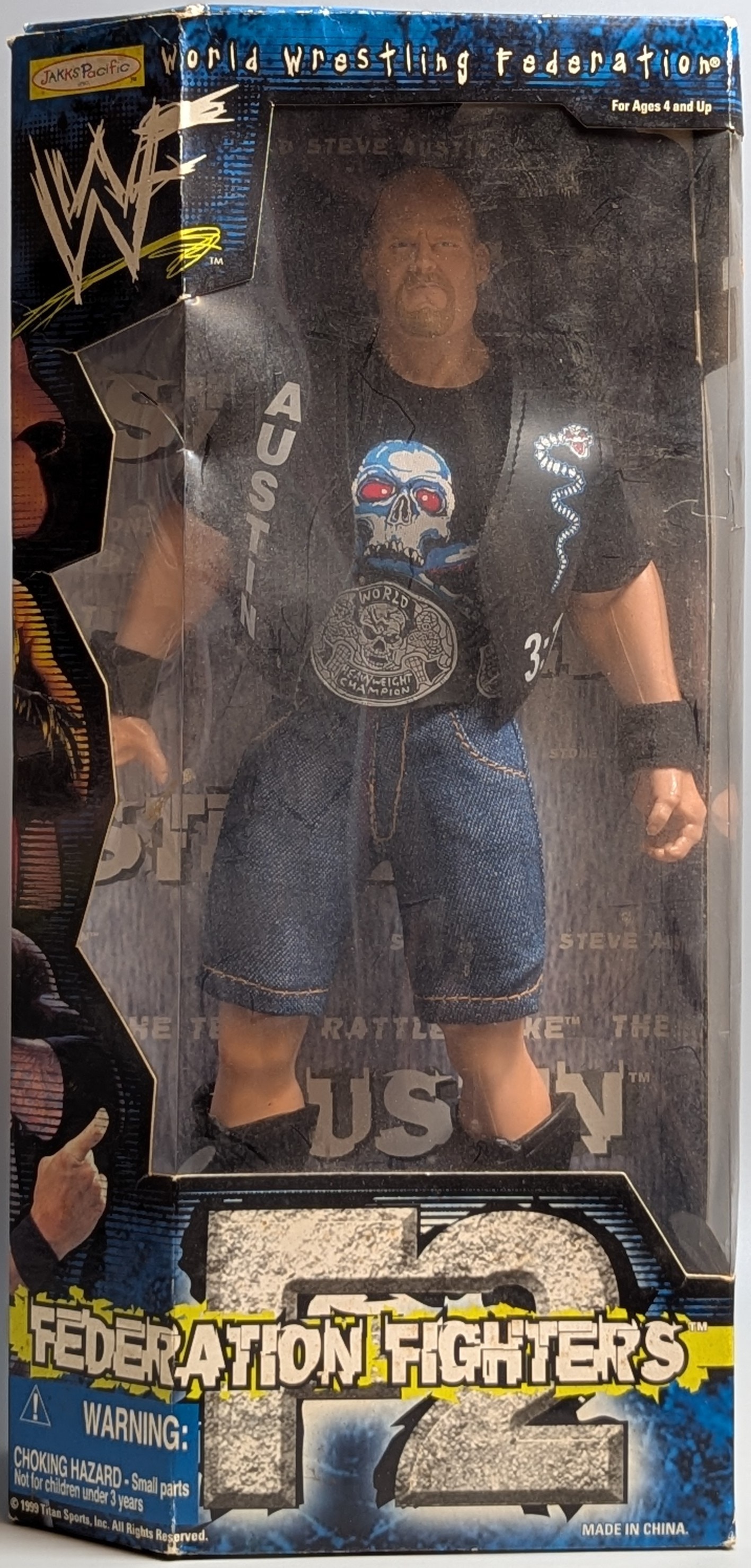 JAKKS Pacific F2 FEDERATION FIGHTERS SERIES STONE COLD steve austin | まんだらけ Mandarake
