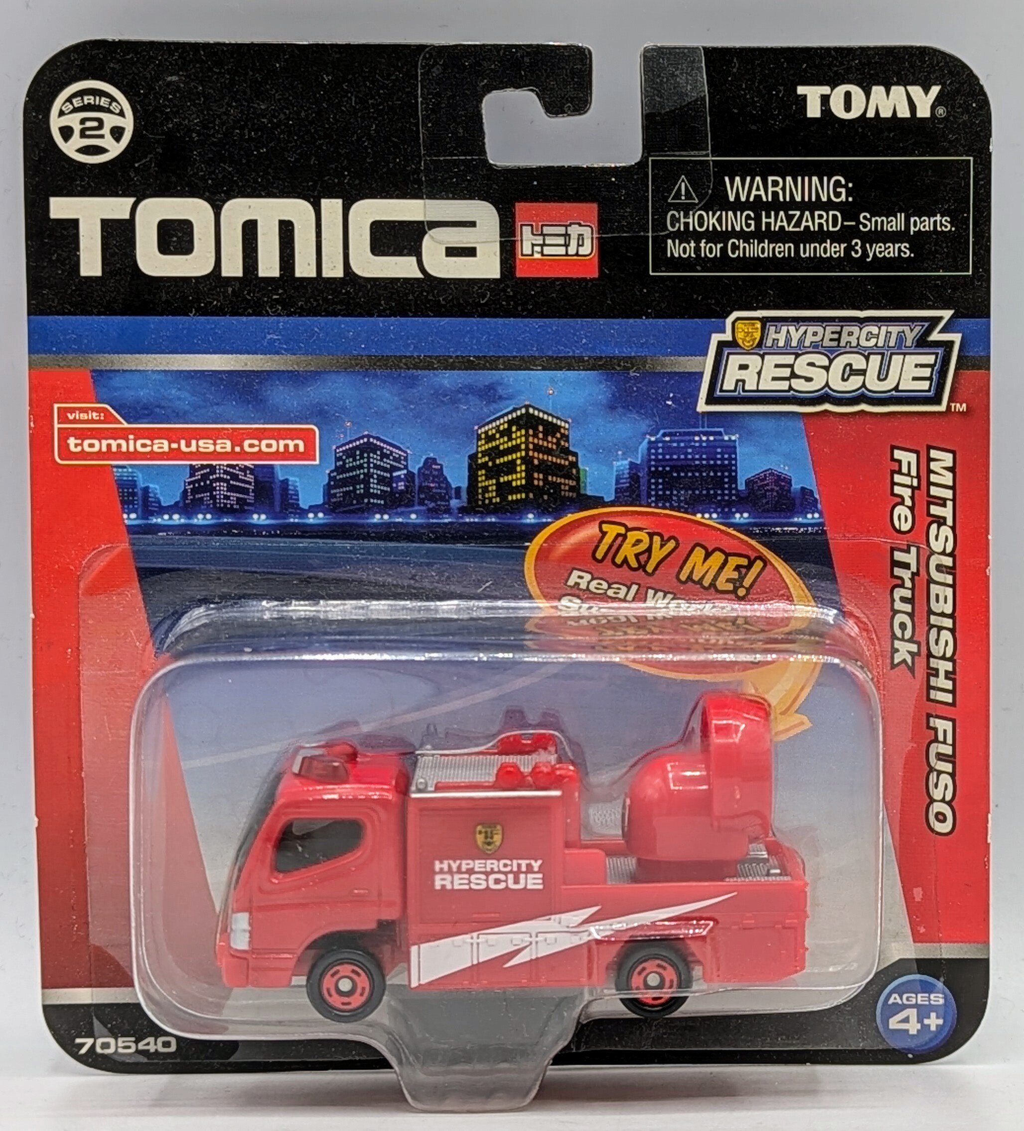 tomica HYEPERCITY RESCUE SERIES2 TOMY MITSUBISHI FUSO Fire Truck 70540 | まんだらけ Mandarake