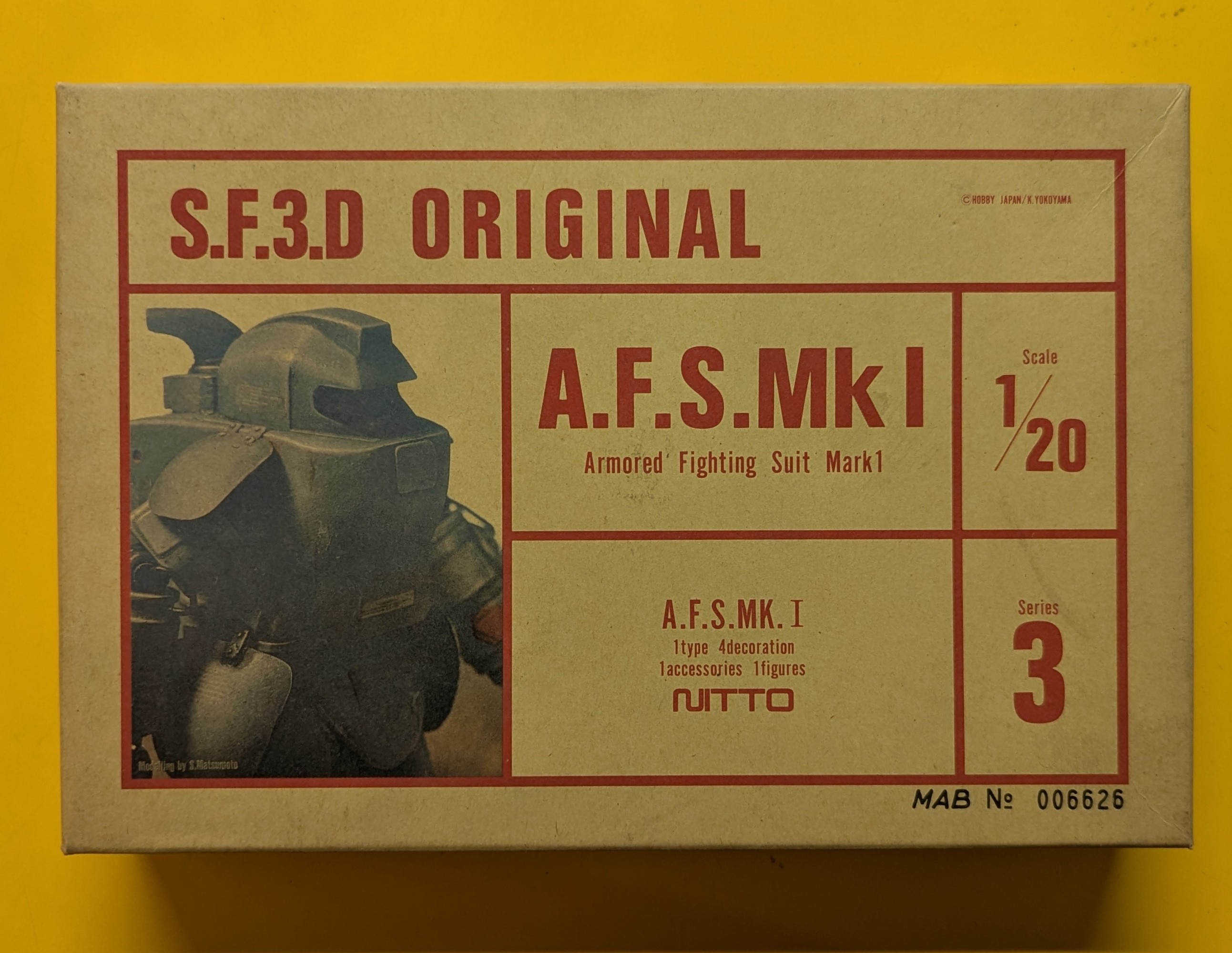 1/20スケール 1/20 A.F.S.Mk 1/S.F.3.D ORIGINAL | まんだらけ Mandarake