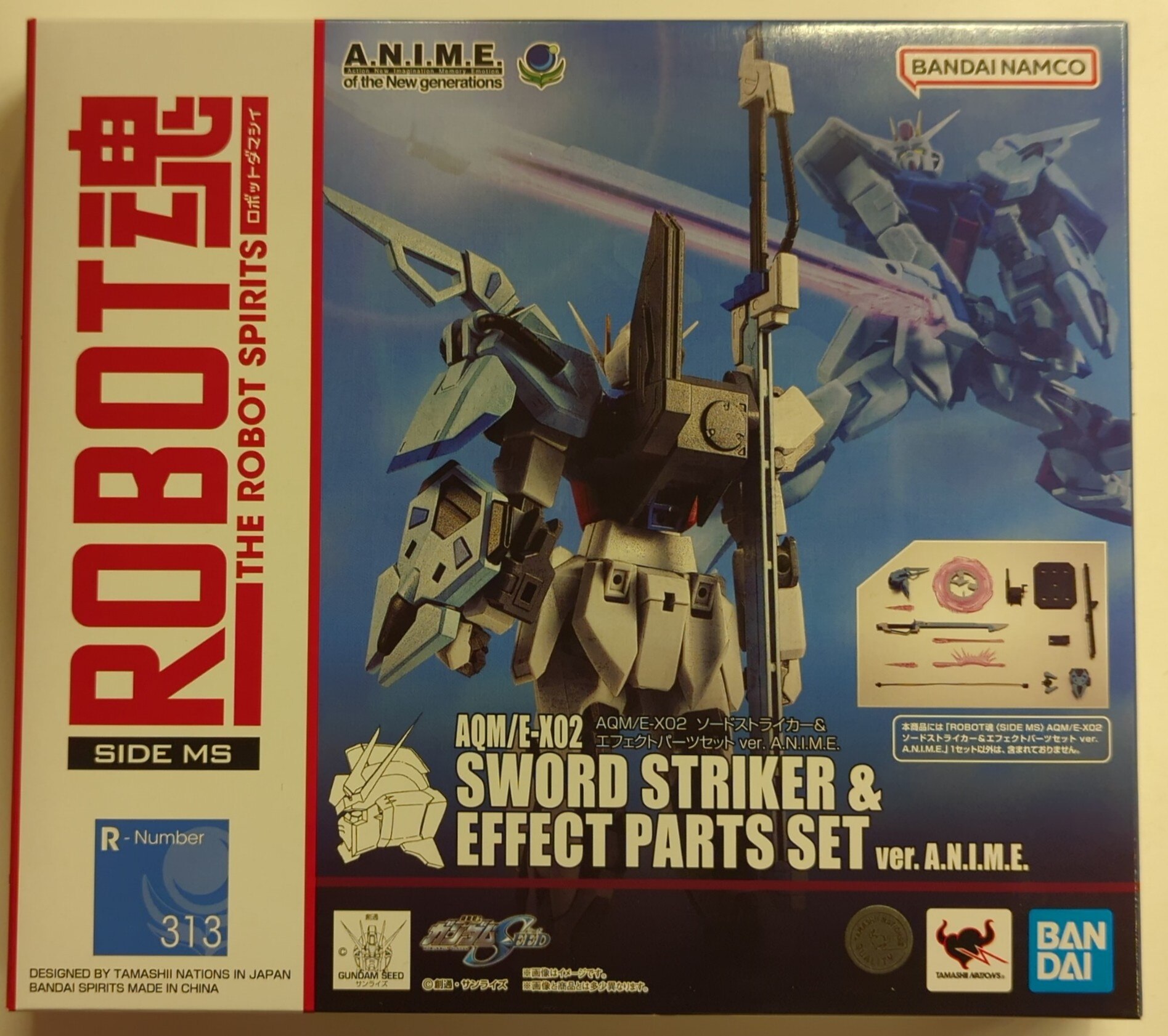 BANDAI SPIRITS ROBOT魂 機動戦士ガンダムSEED AQM/E-X02 ソードストライカー&エフェクトパーツセット ver. A.N.I.M.E. 313 | まんだらけ ...