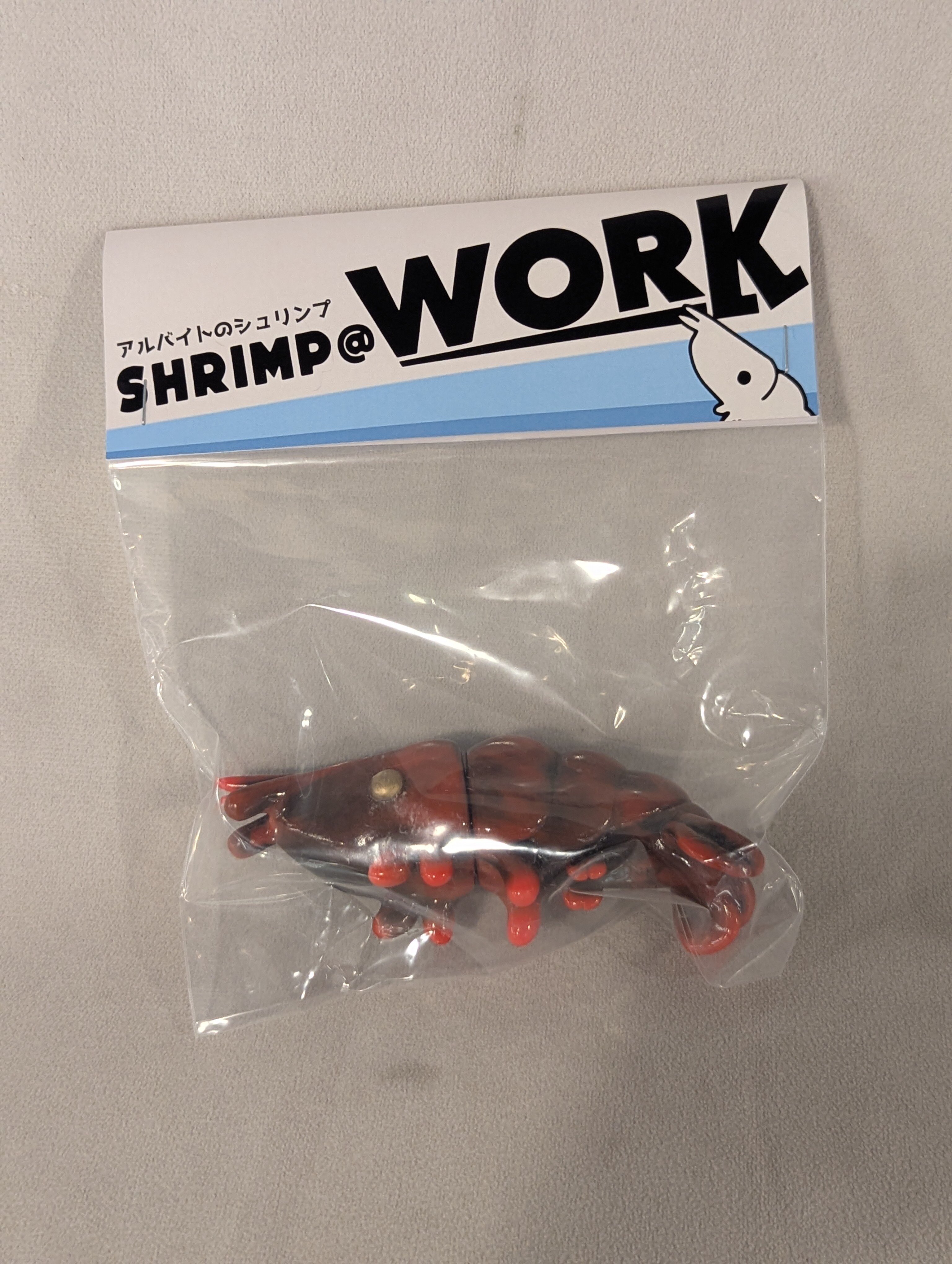 TINY SHOP SHRIMP @ WORK 赤黒マーブル成型 | まんだらけ Mandarake