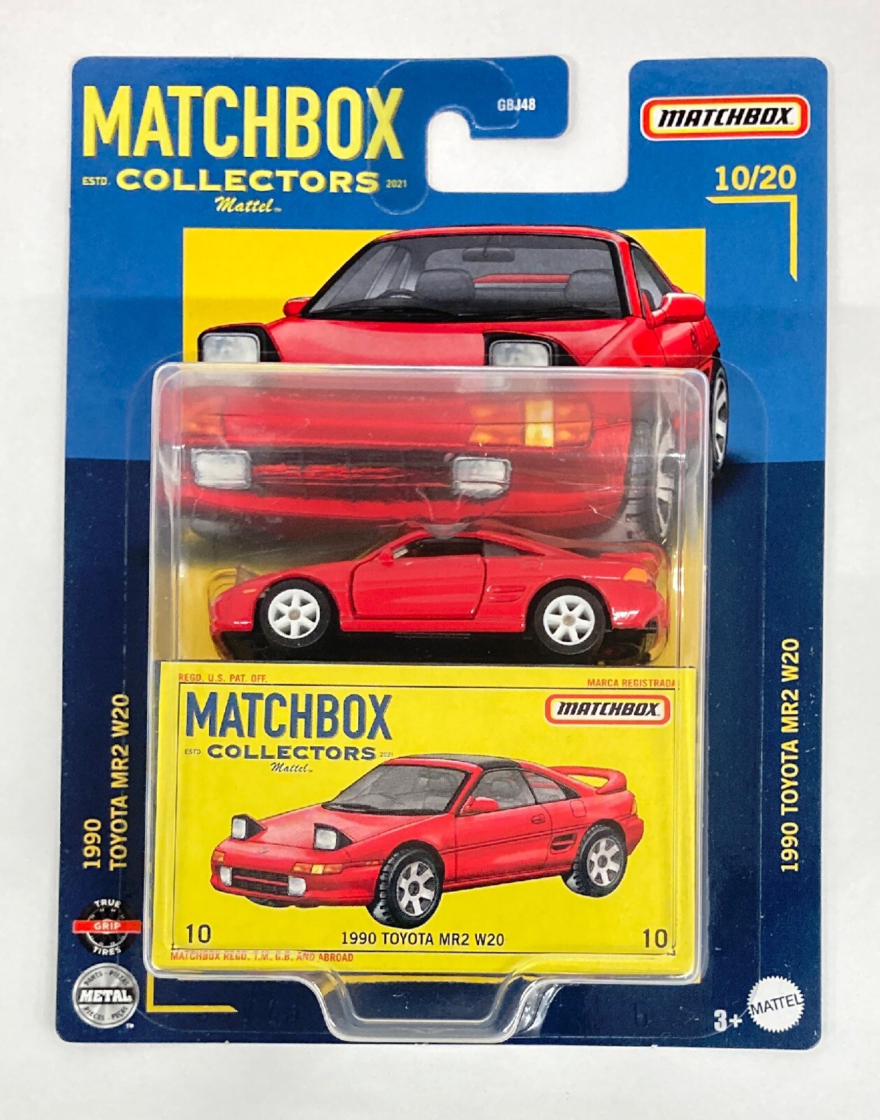 MATTEL MATCHBOX COLLECTORS HFL87 1990 TOYOTA MR2 W20/レッド 10/20 | まんだらけ Mandarake