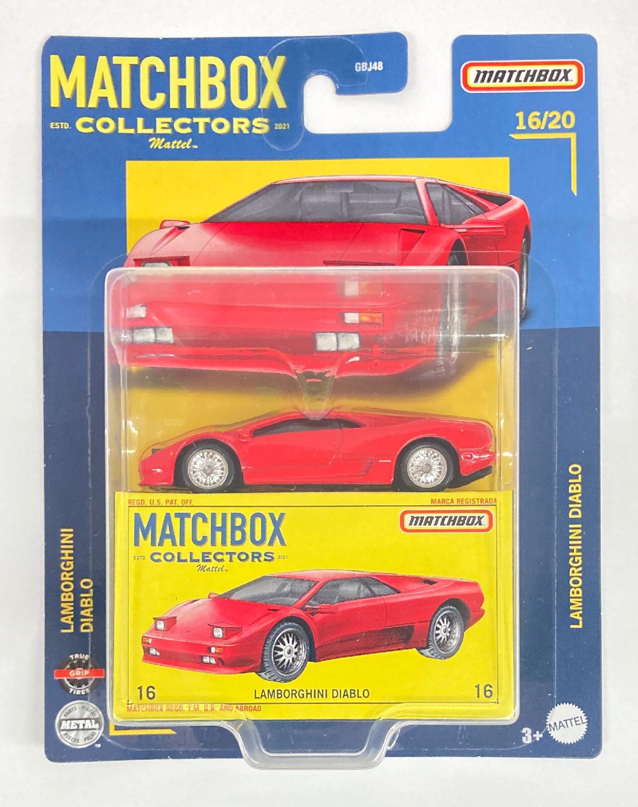 MATTEL MATCHBOX COLLECTORS HFL95 LAMBORGHINI DIABLO/レッド 16/20 | まんだらけ Mandarake