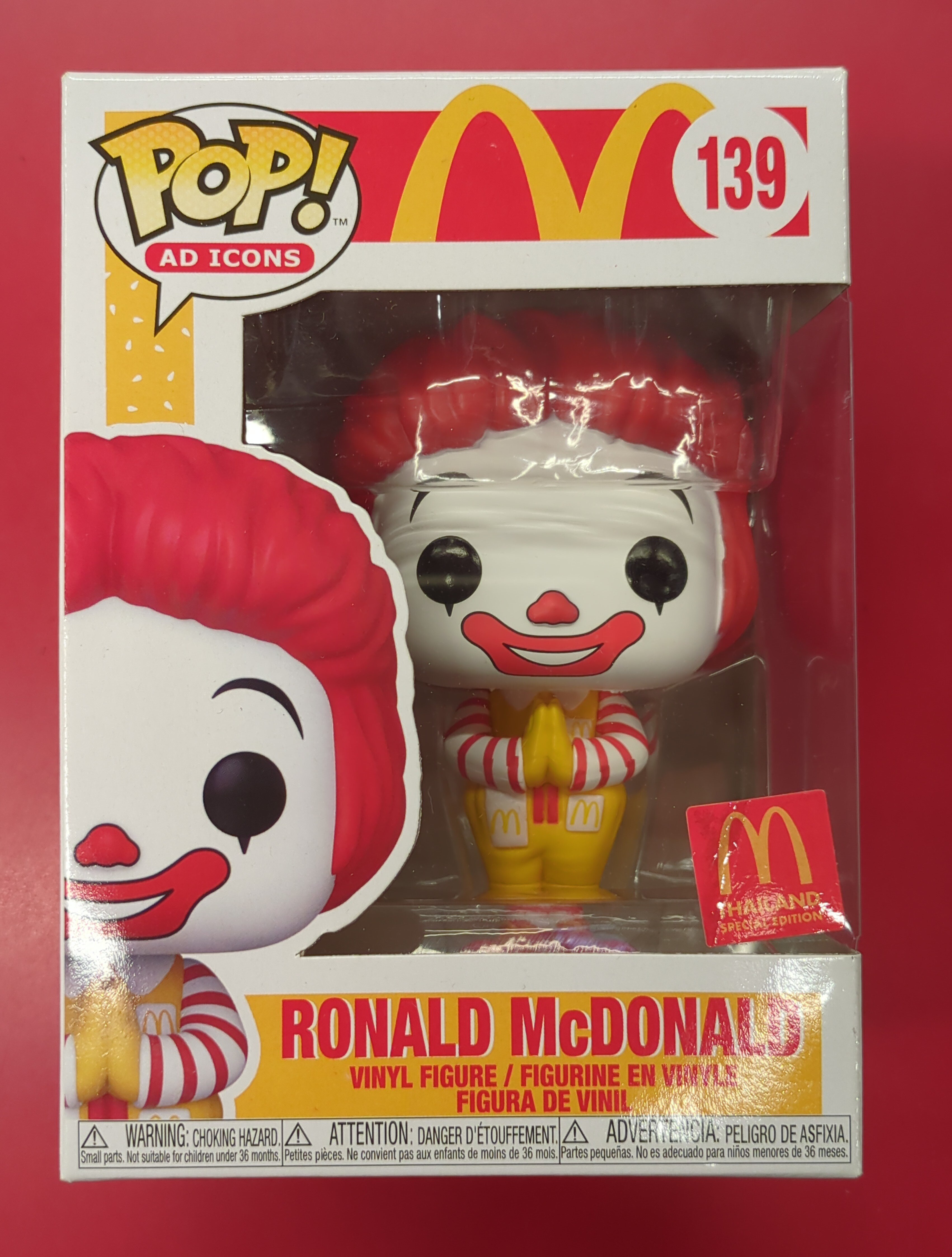 FUNKO POP!/AD ICONS RONALD McDONALD 139 | まんだらけ Mandarake