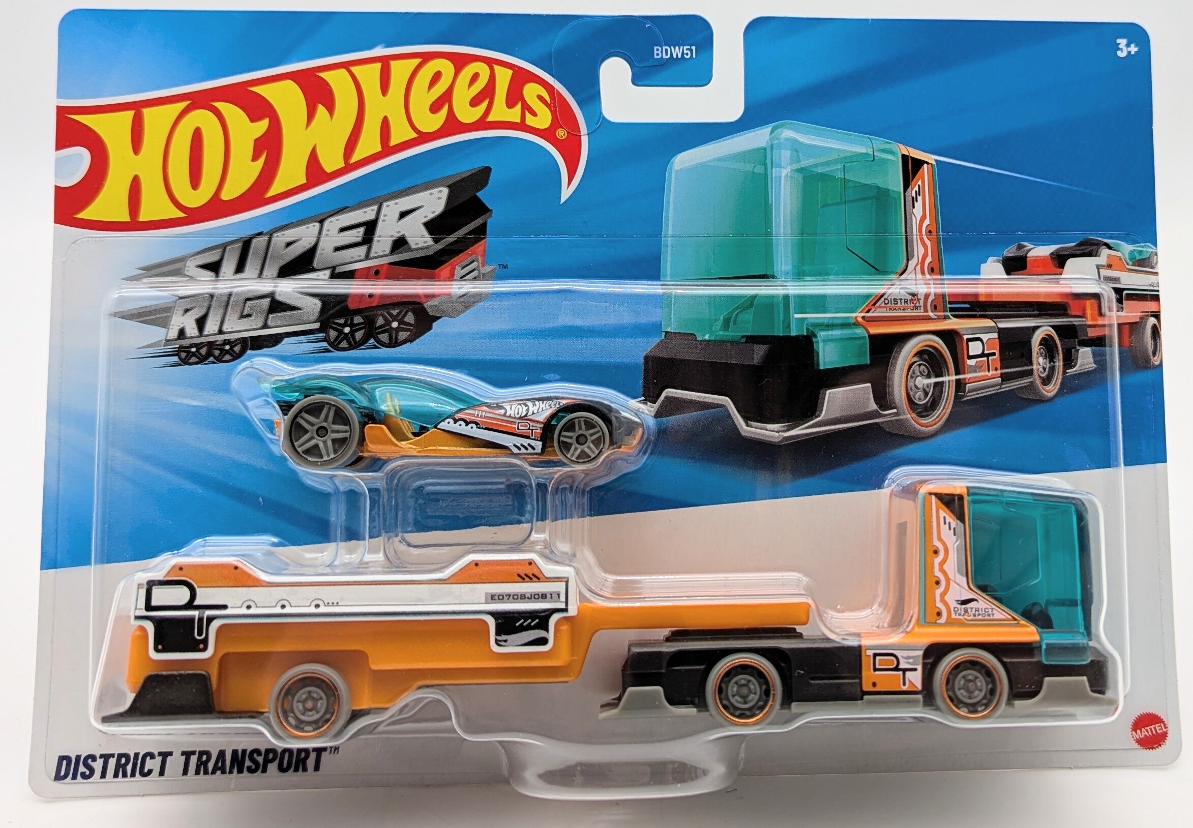 MATTEL HOTWHEELS SUPER RIGS DISTRICT TRANSPORT/オレンジ GRT98 | まんだらけ Mandarake