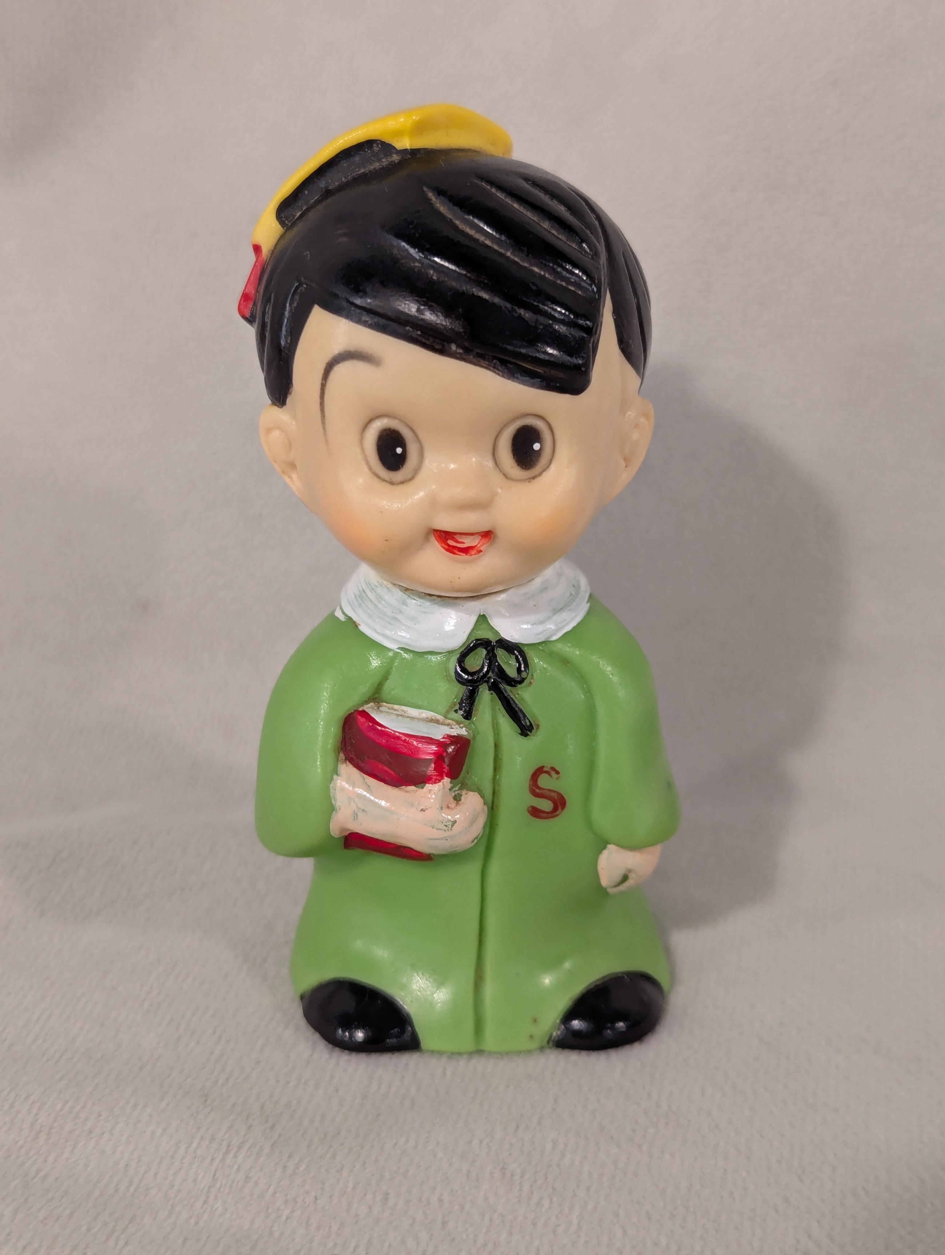 信用金庫 貯金箱 信ちゃん博士 アカデミックドレス 黄緑 100mm | まんだらけ Mandarake