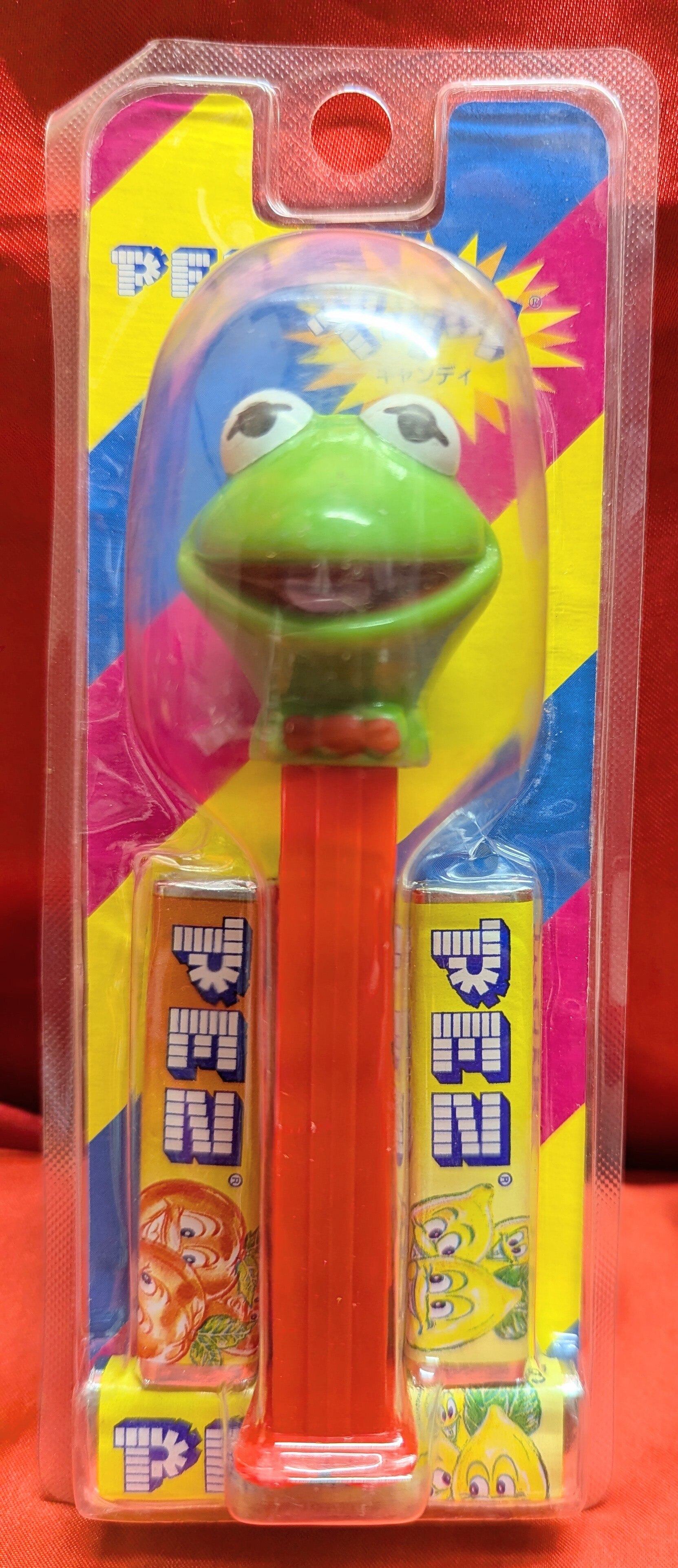 PEZ 厚足PEZ 森永ブリスター カーミット/森永ブリスター/三色斜め ステム赤 | まんだらけ Mandarake